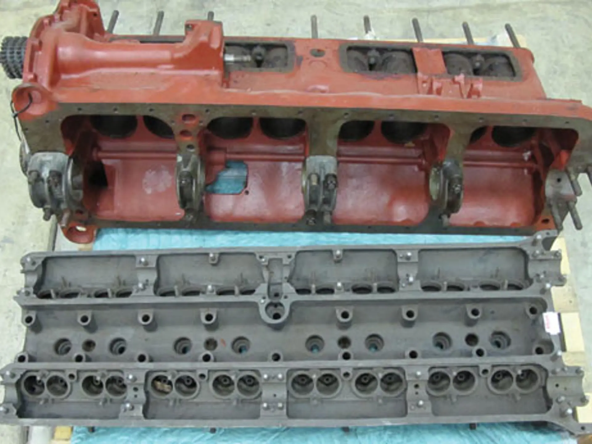 Duesenberg Model J/Engine parts 22 pieces/Crank Shaft #J117/Bell ...