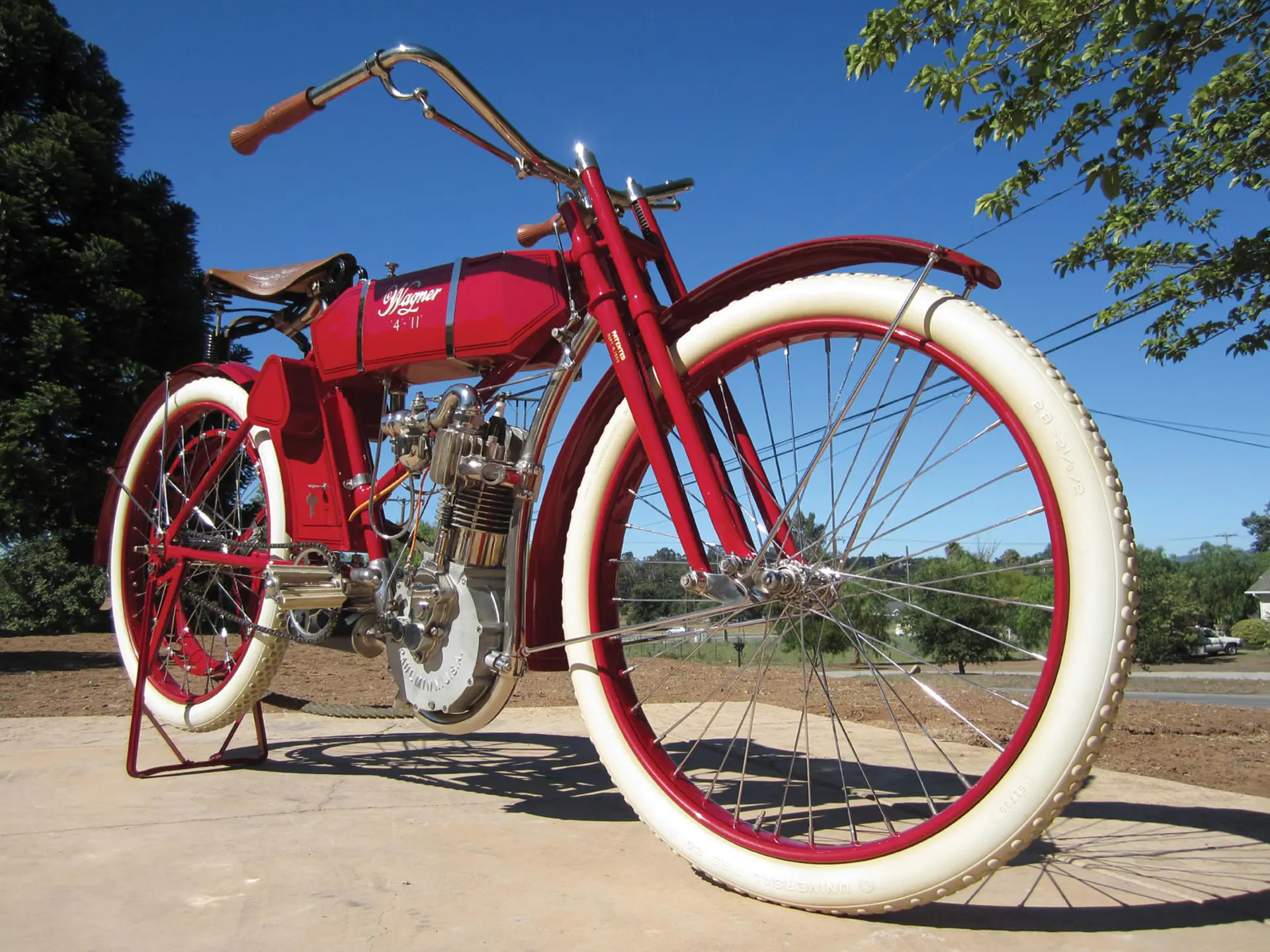 1911 Wagner Strap Tank Belt Drive Single | Las Vegas Premier Motorcycle ...