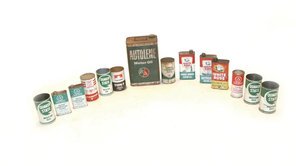 ASSORTED OIL CANS | Private Collection of Tom & Marlene Stackhouse | RM ...