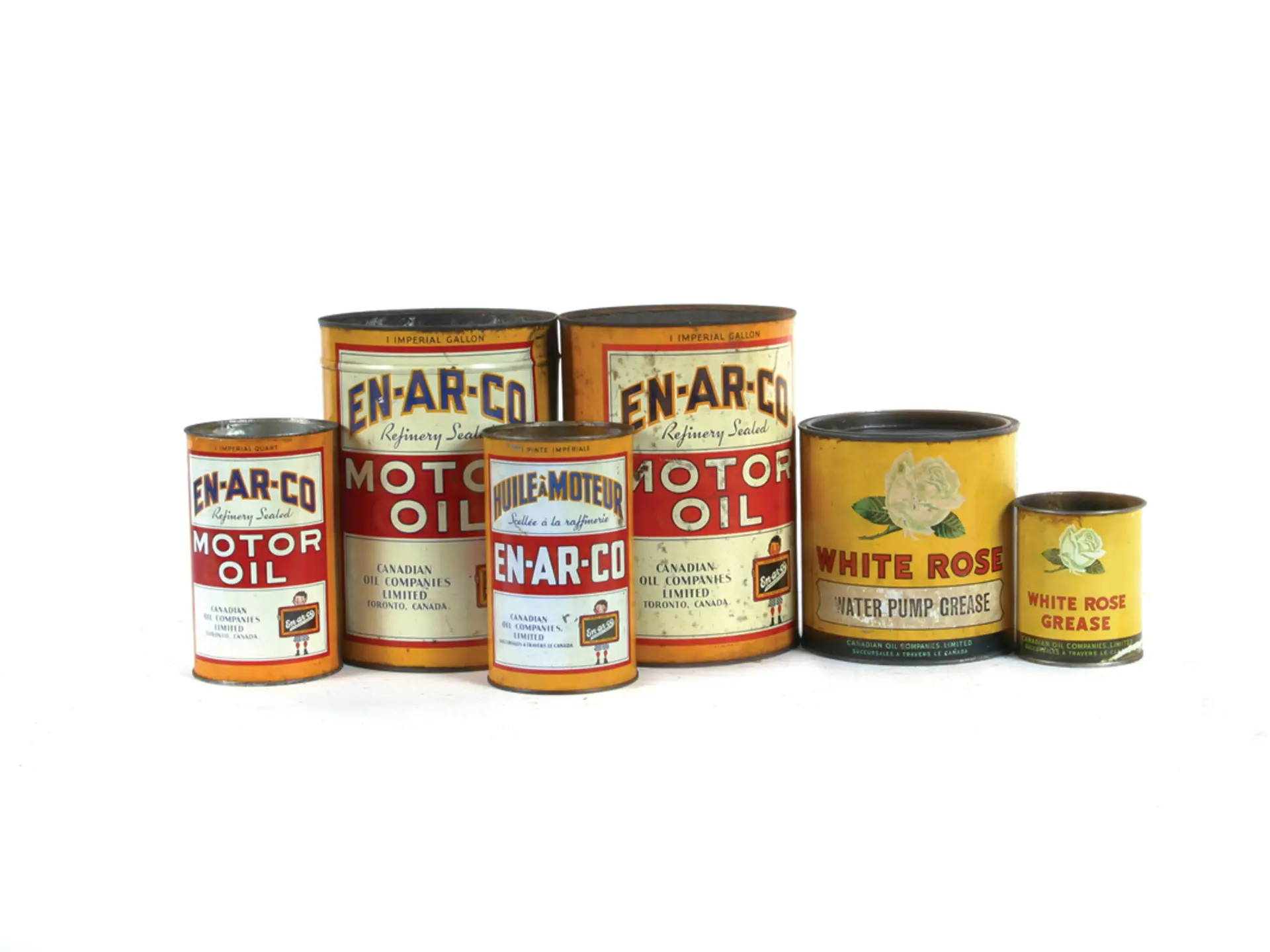 EN-AR-CO AND WHITE ROSE CANS | Private Collection of Tom & Marlene ...