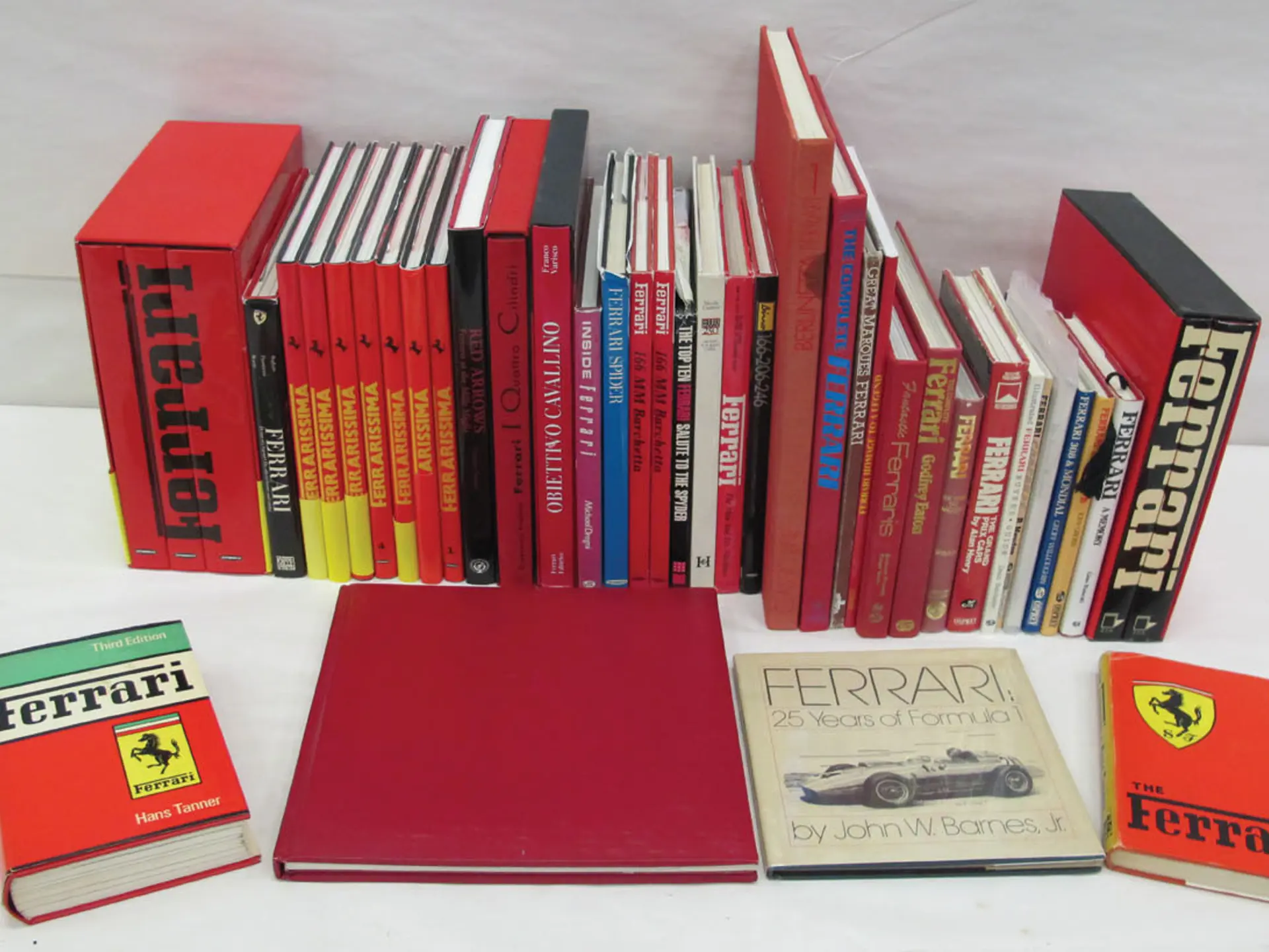 Group lot of Ferrari Books approximately 42 books | Auburn Spring 2013 ...