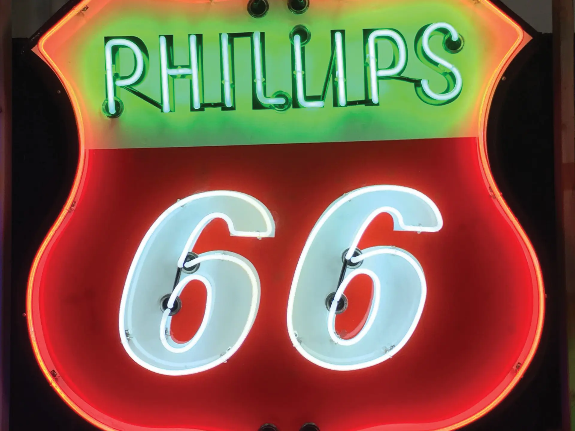 Phillips 66 Original Porcelian Sign Red and White 4ft x 4ft | Auburn ...