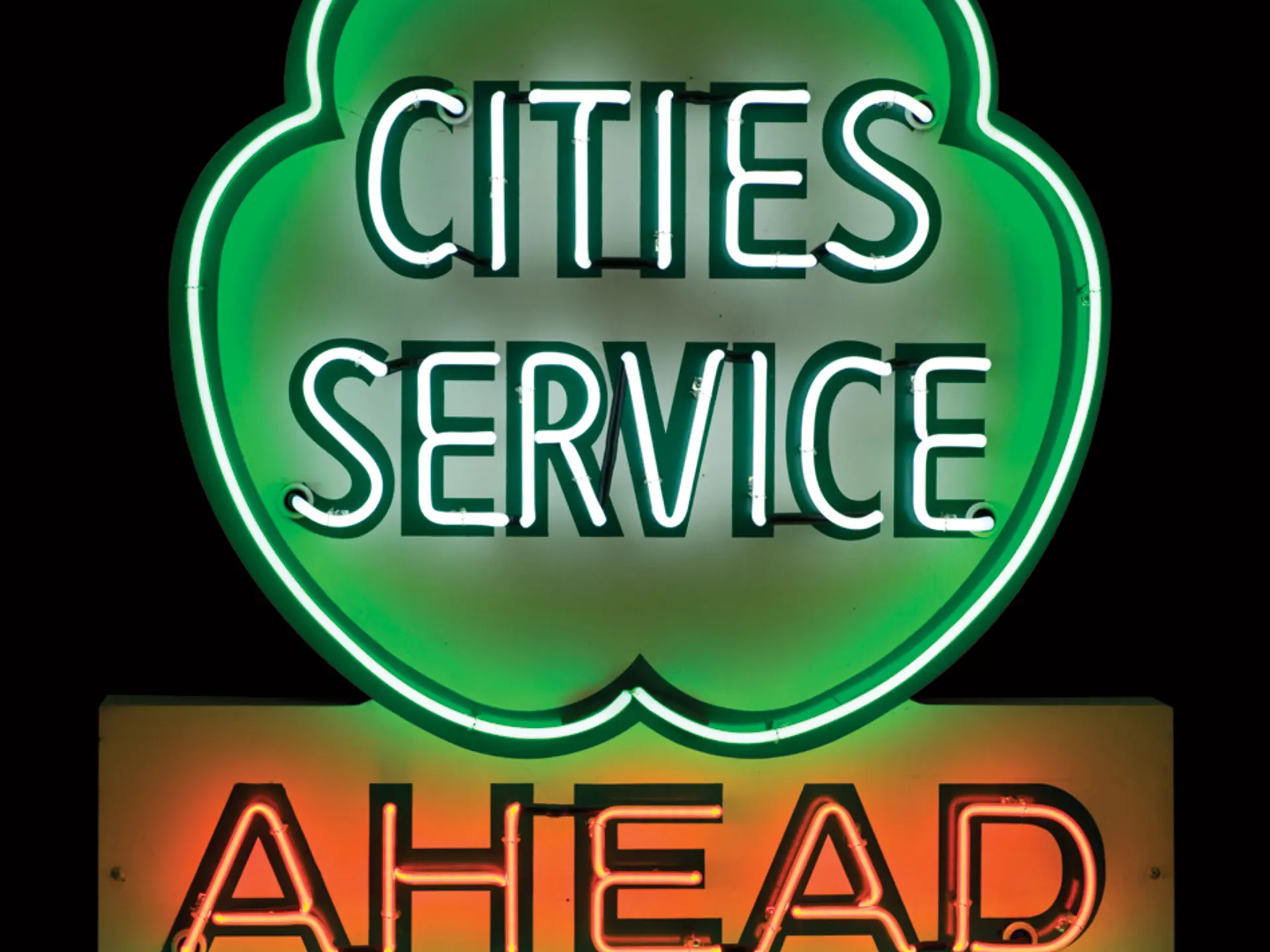 Cities Service Ahead Sign | Vintage Motor Cars of Hershey 2009 | RM ...