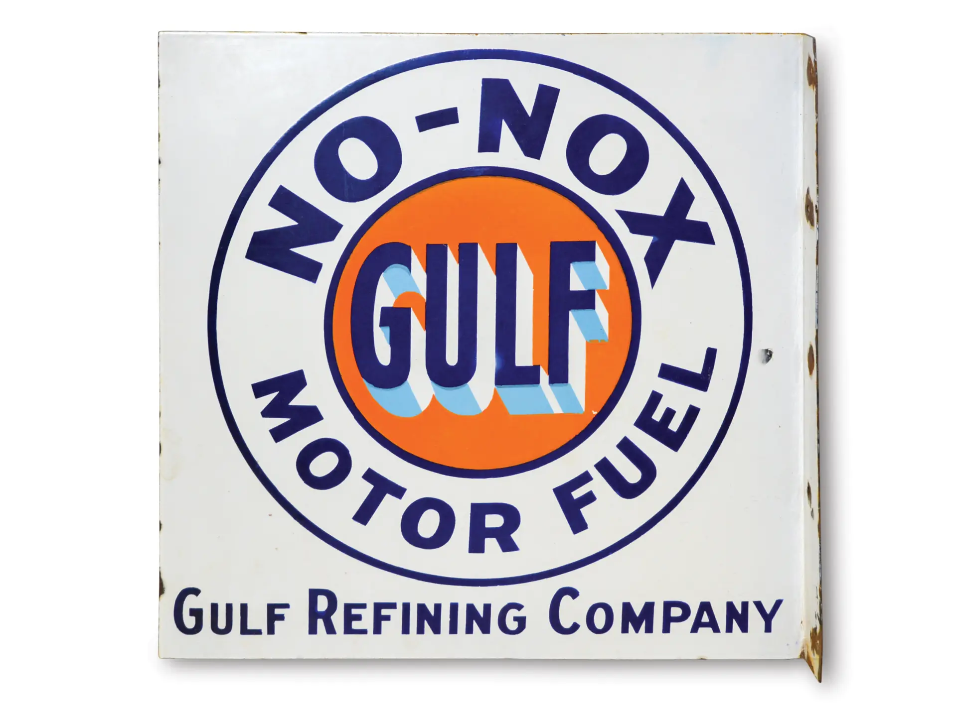Gulf No-Nox Motor Fuel Sign | Auburn Spring 2019 | RM Sotheby's