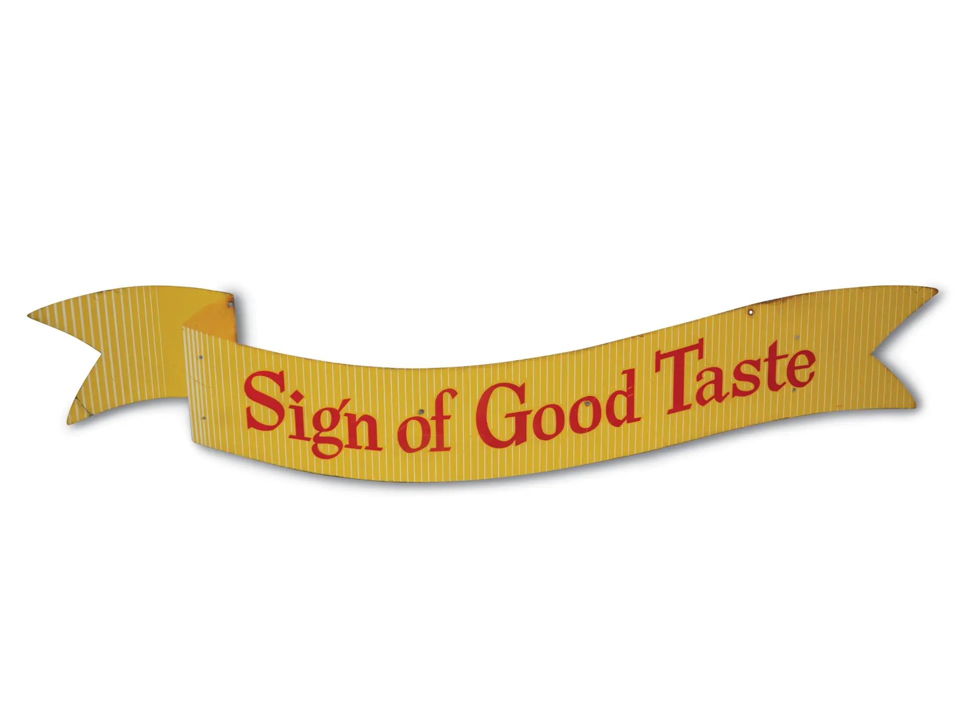 Coca-Cola "Sign of Good Taste" Sign | Auburn Spring 2019 | RM Sotheby's