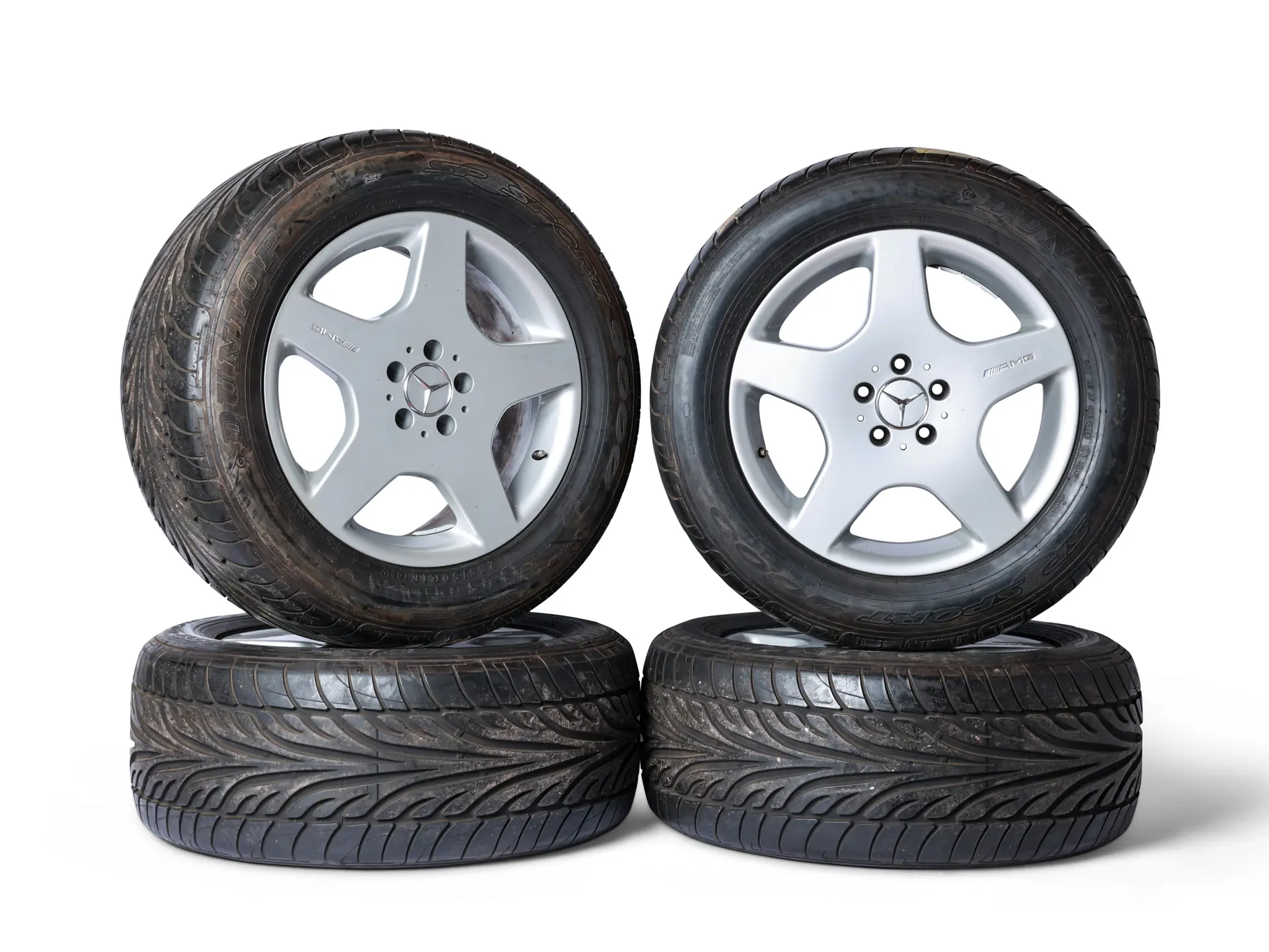 Four Mercedes-Benz ML55 Wheels with Tyres | The Garagista Collection ...