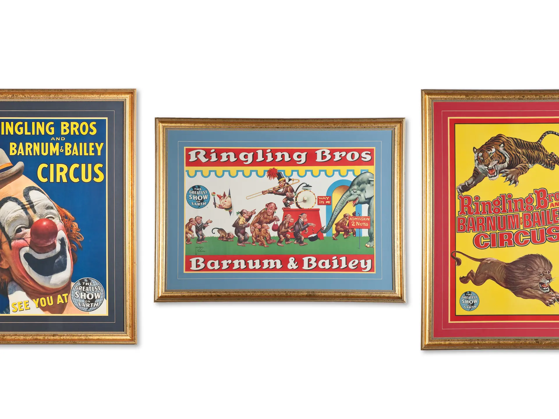Three Ringling Brothers and Barnum & Bailey Circus Posters | The ...