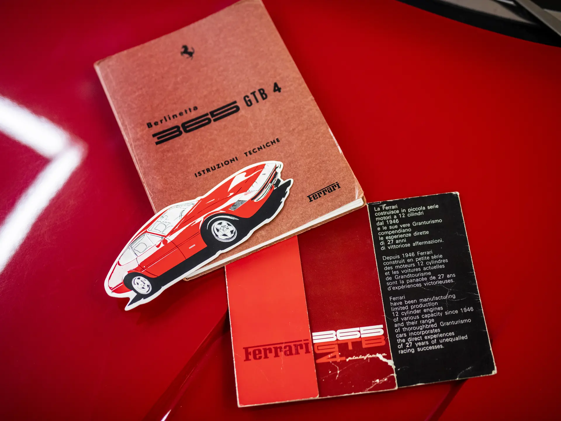 Ferrari 365 GTB/4 Daytona Sales Brochure and Workshop Manual | Open ...