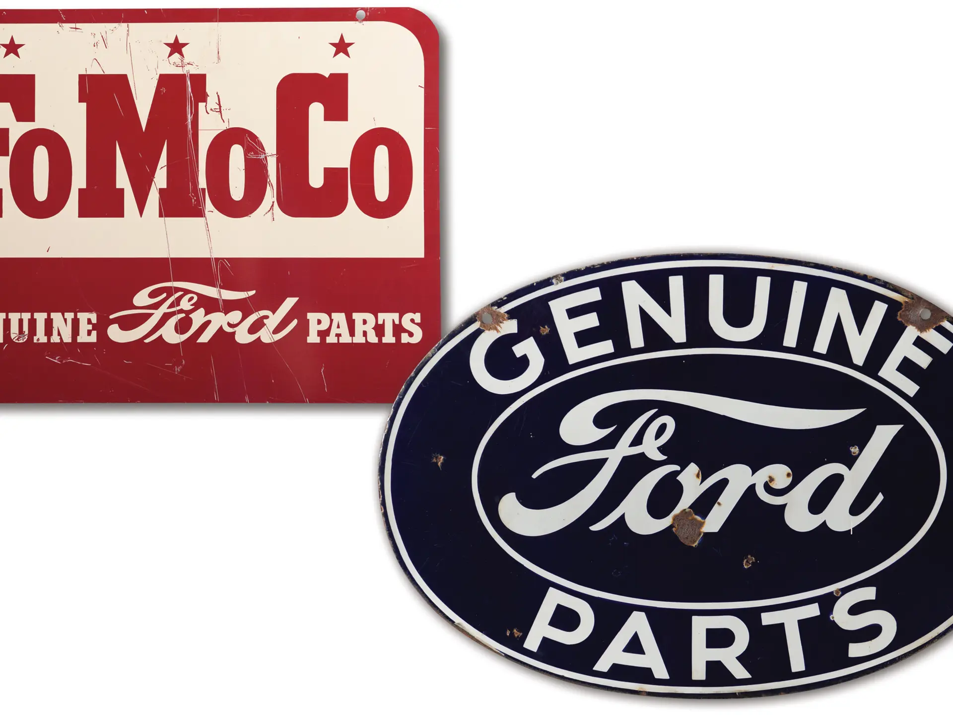 Two Ford Signs | The Dingman Collection 2012 | RM Sotheby's