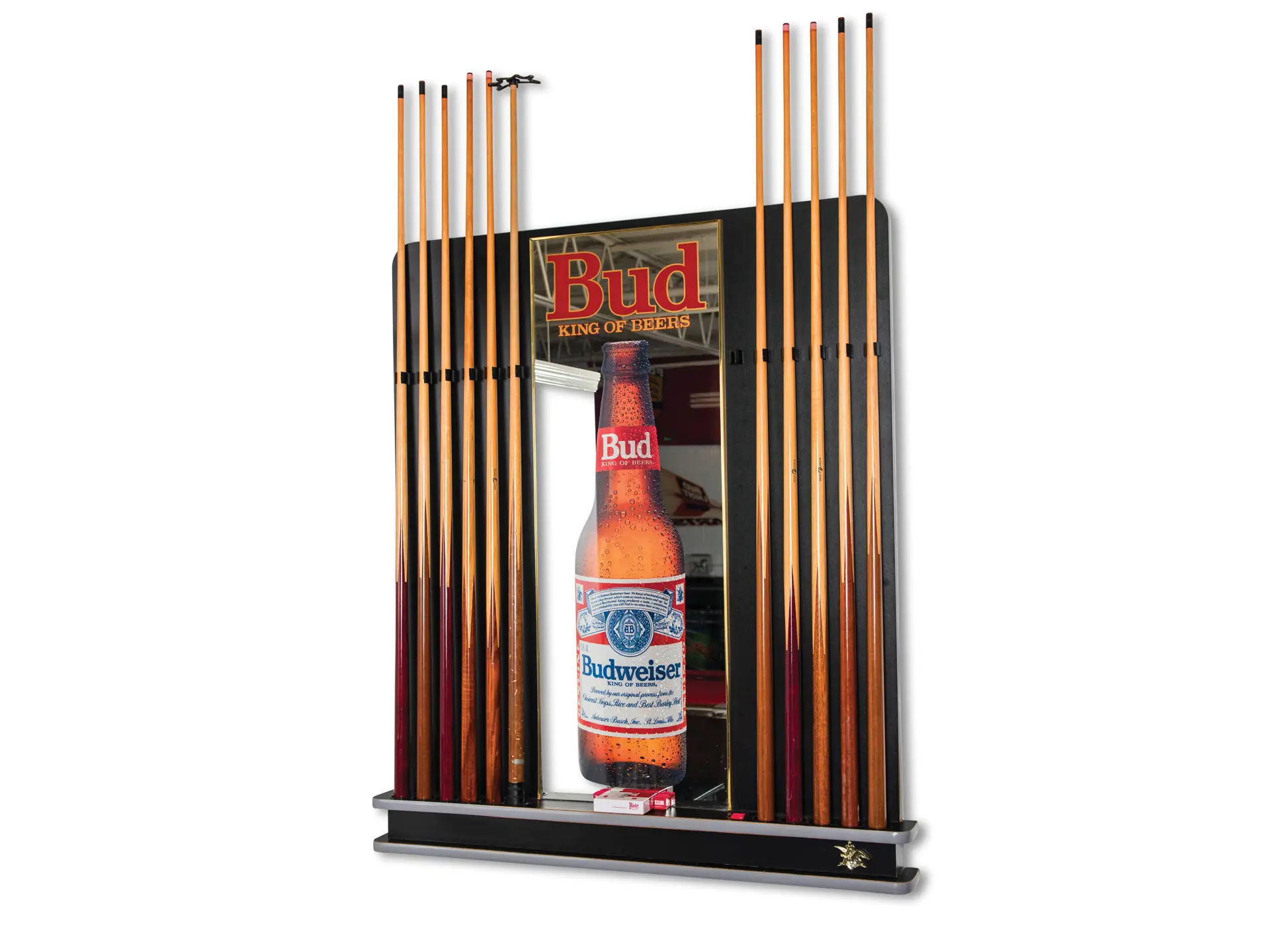Budweiser Pool Cue Rack with Cues | The Taj Ma Garaj Collection | RM ...