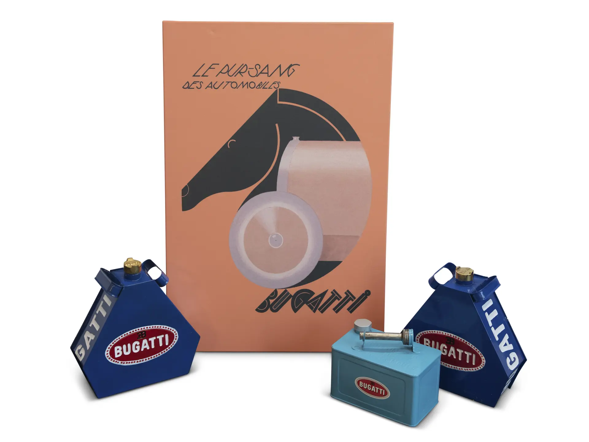 Bugatti Artwork and Fuel Cans | Gene Ponder Collection | RM Sotheby's
