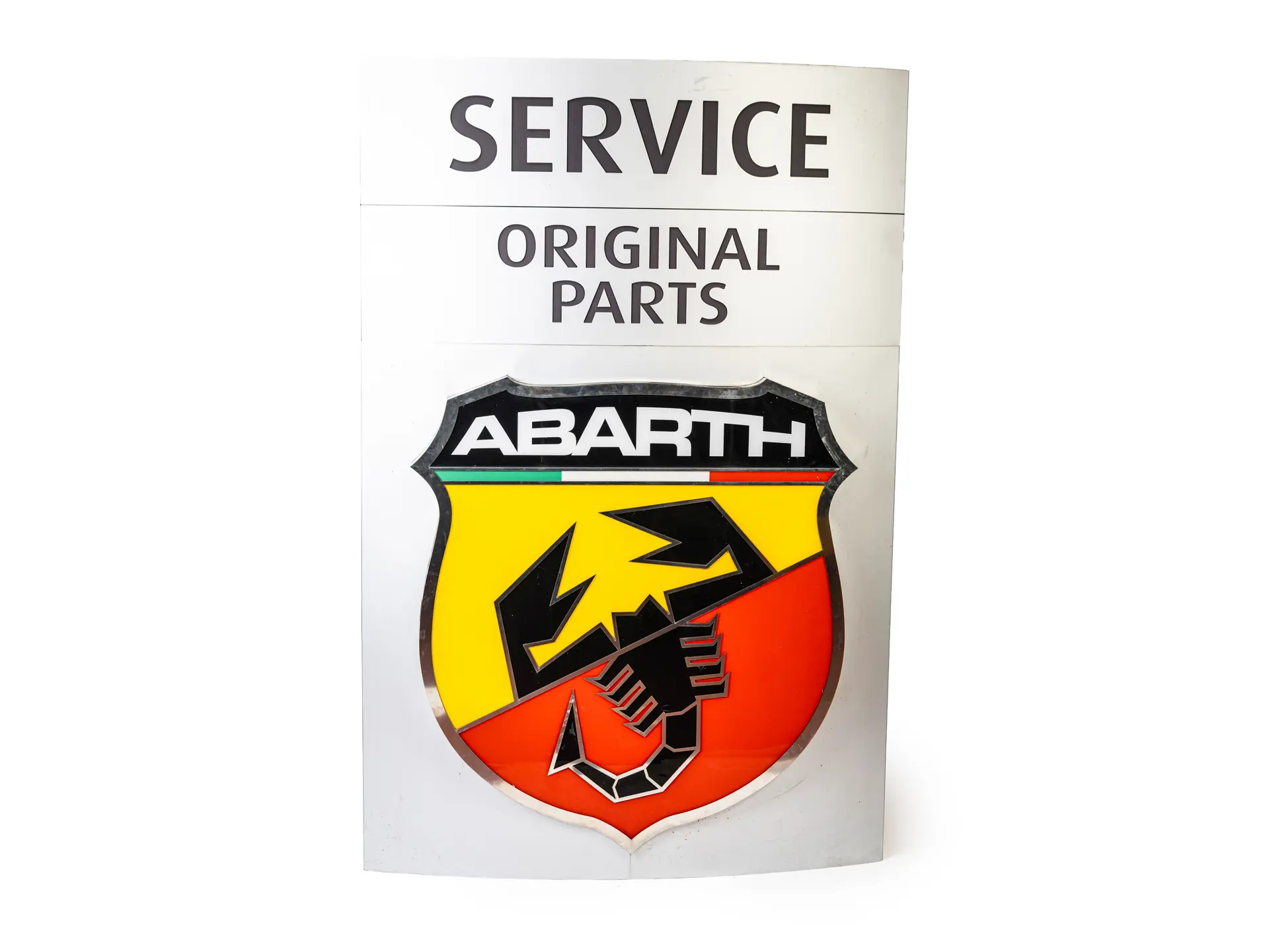 Illuminated Abarth Dealership Sign | The February Memorabilia Sale ...