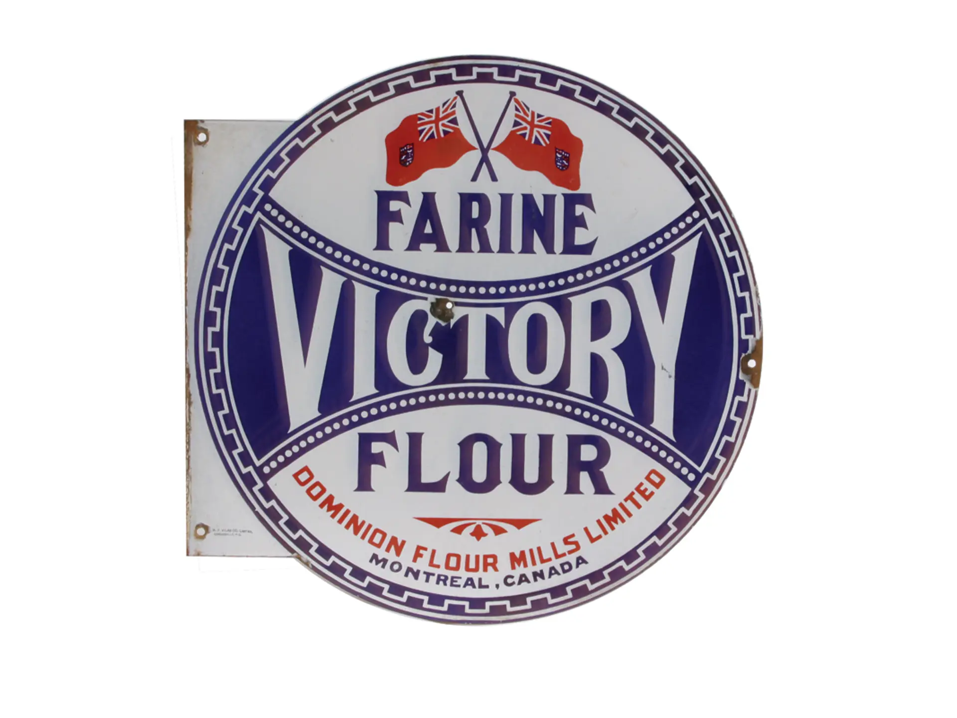 VICTORY FLOUR SIGN AND LEALAND DECAL | Private Collection of Tom ...
