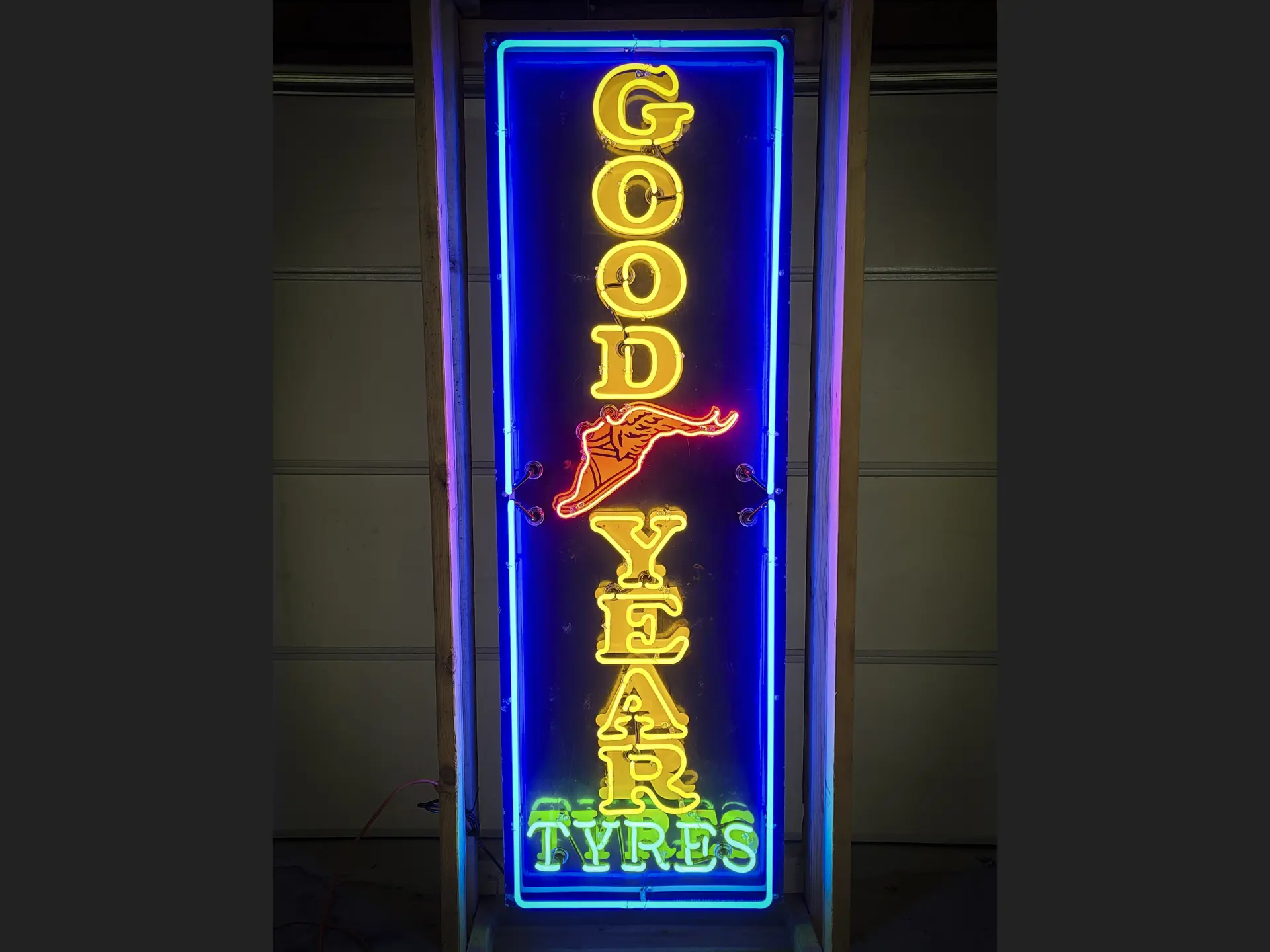 Goodyear Tyres Neon Porcelain Sign | Auburn Fall 2020 | RM Sotheby's