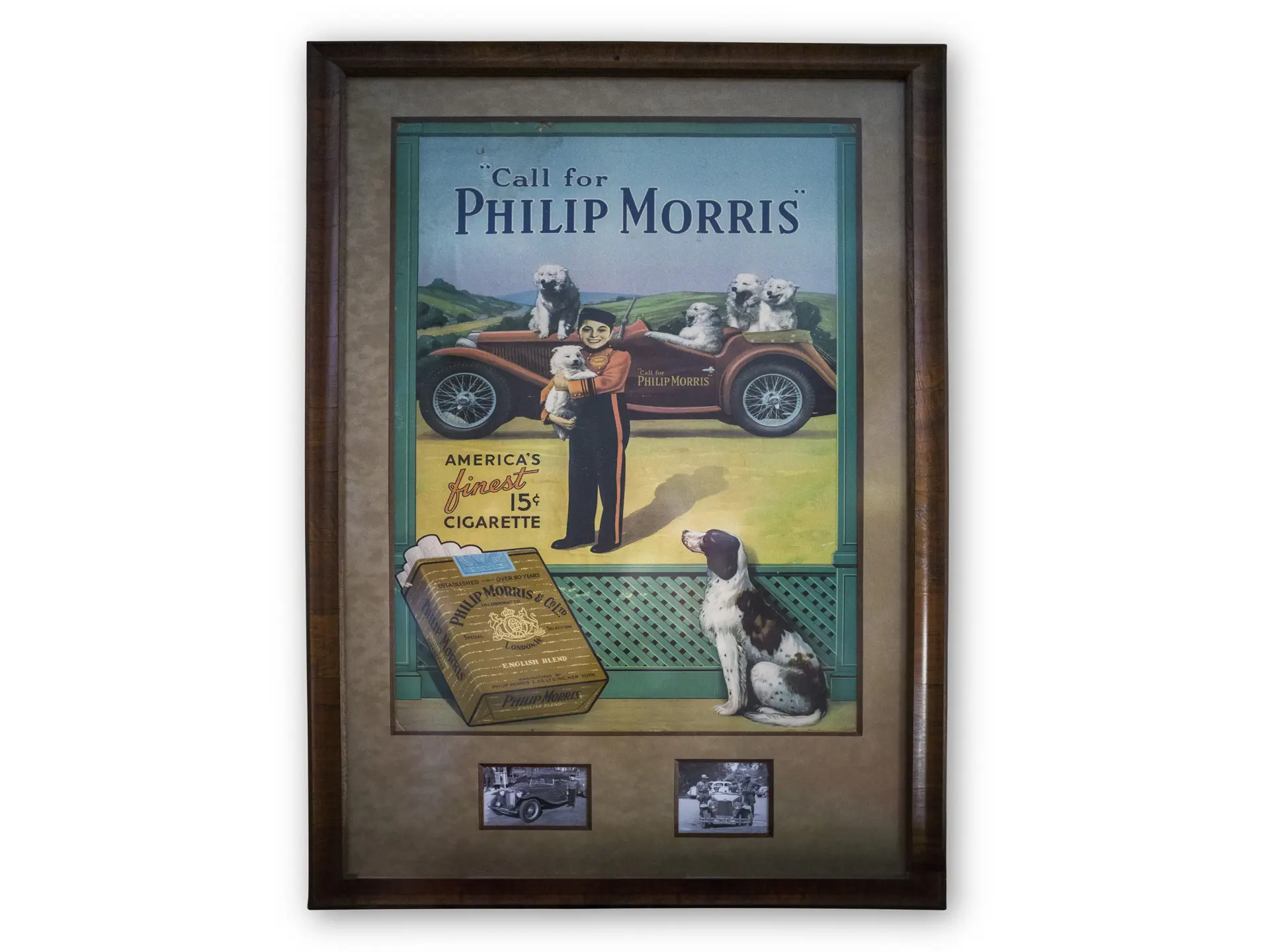 Original Philip Morris Advertising Framed Poster | Gene Ponder ...