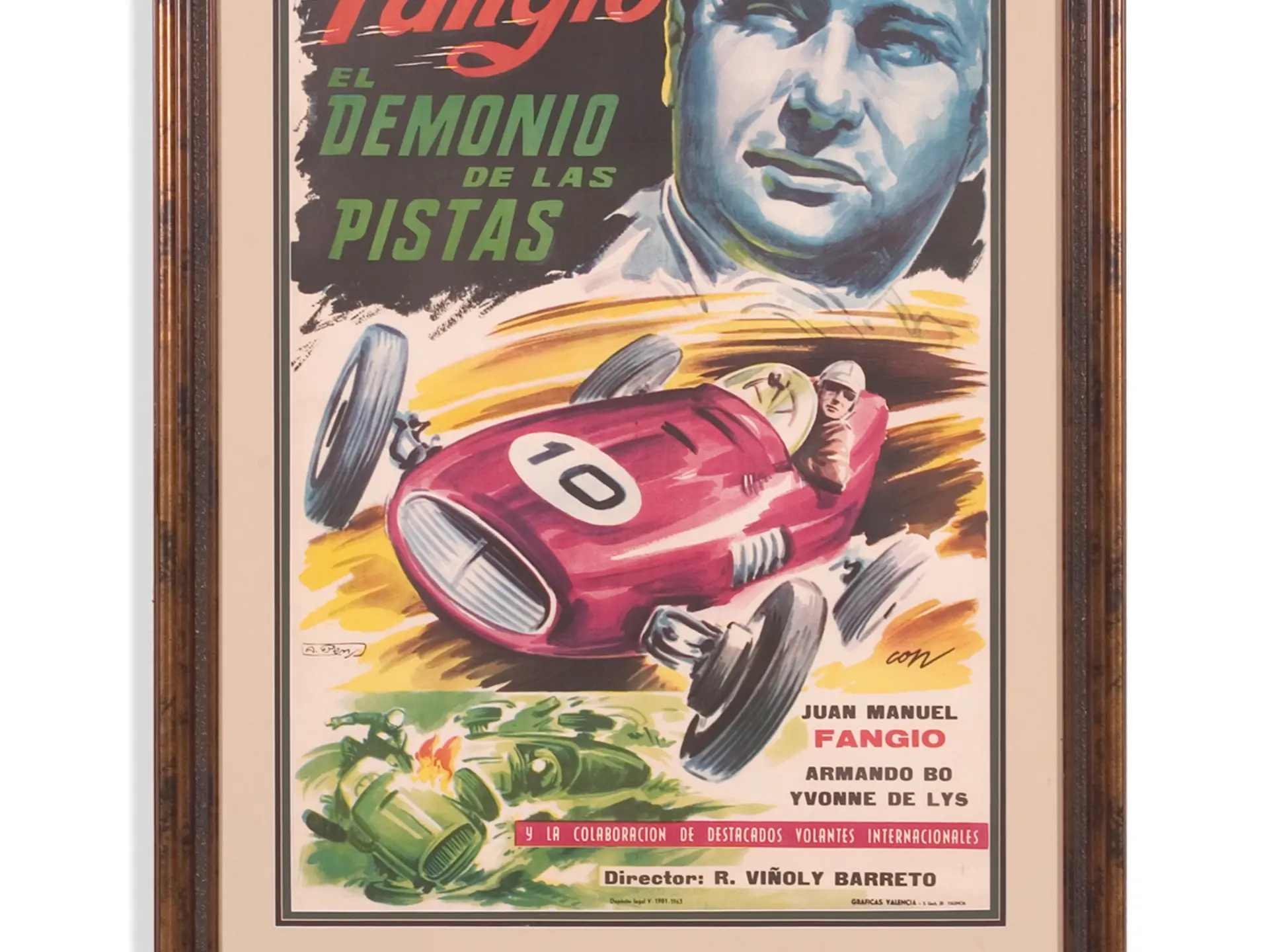 FRAMED “FANGIO: EL DEMONIO DE LAS PISTAS” MOVIE POSTER | The Ponder ...