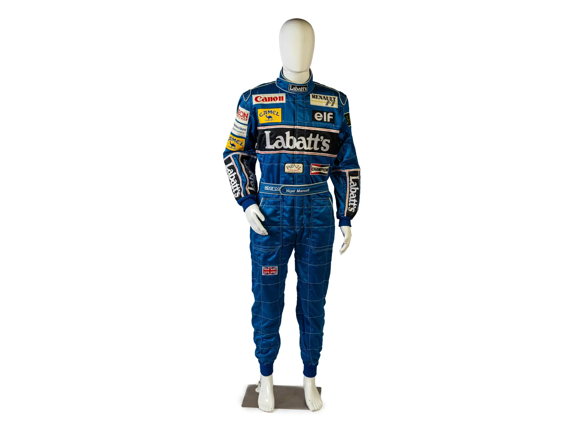 1992 Nigel Mansell Williams Formula 1 Sparco Racing Suit | The February ...