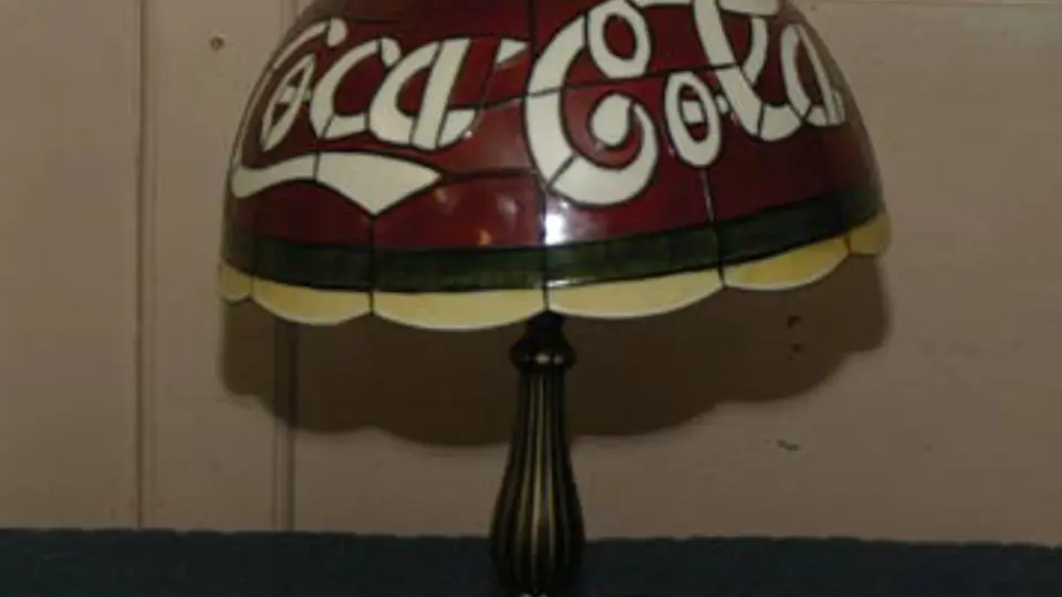 Coco Cola Leaded Table Lamp | The Florida Collector Car Auction 2007 ...