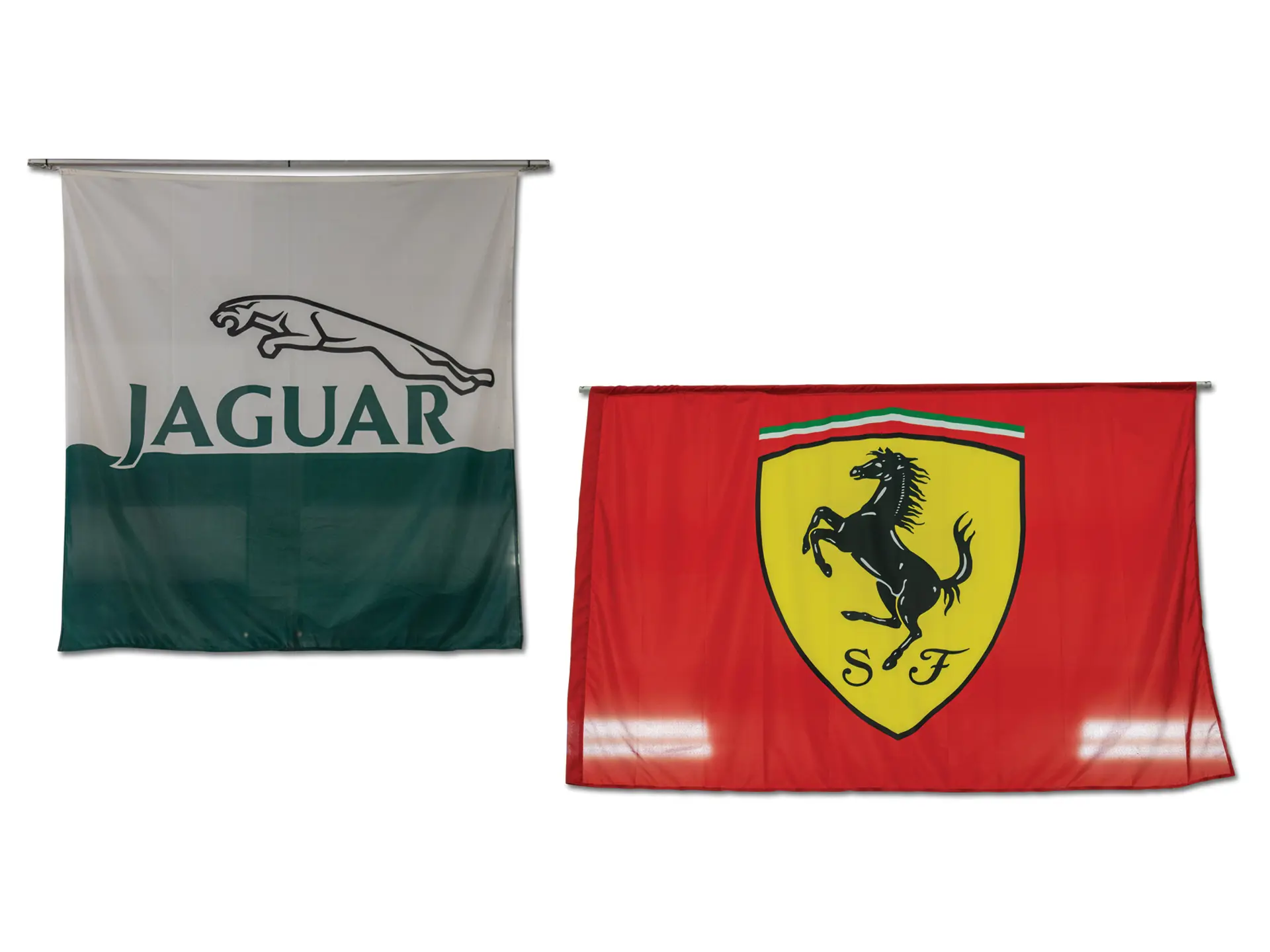 Ferrari and Jaguar Flags | The Elkhart Collection | RM Sotheby's