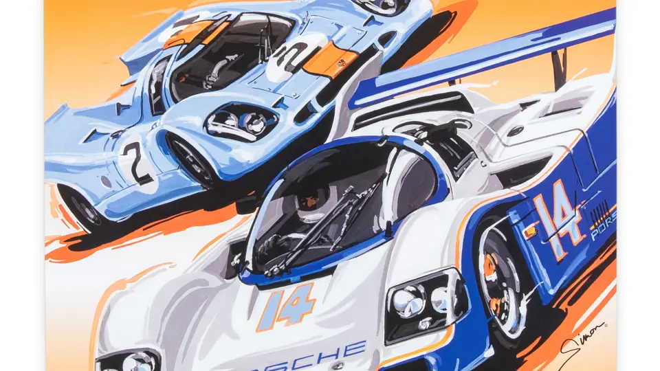 Porsche Rennsport Reunion III 2007 Event Poster, Signed Artist Proof ...