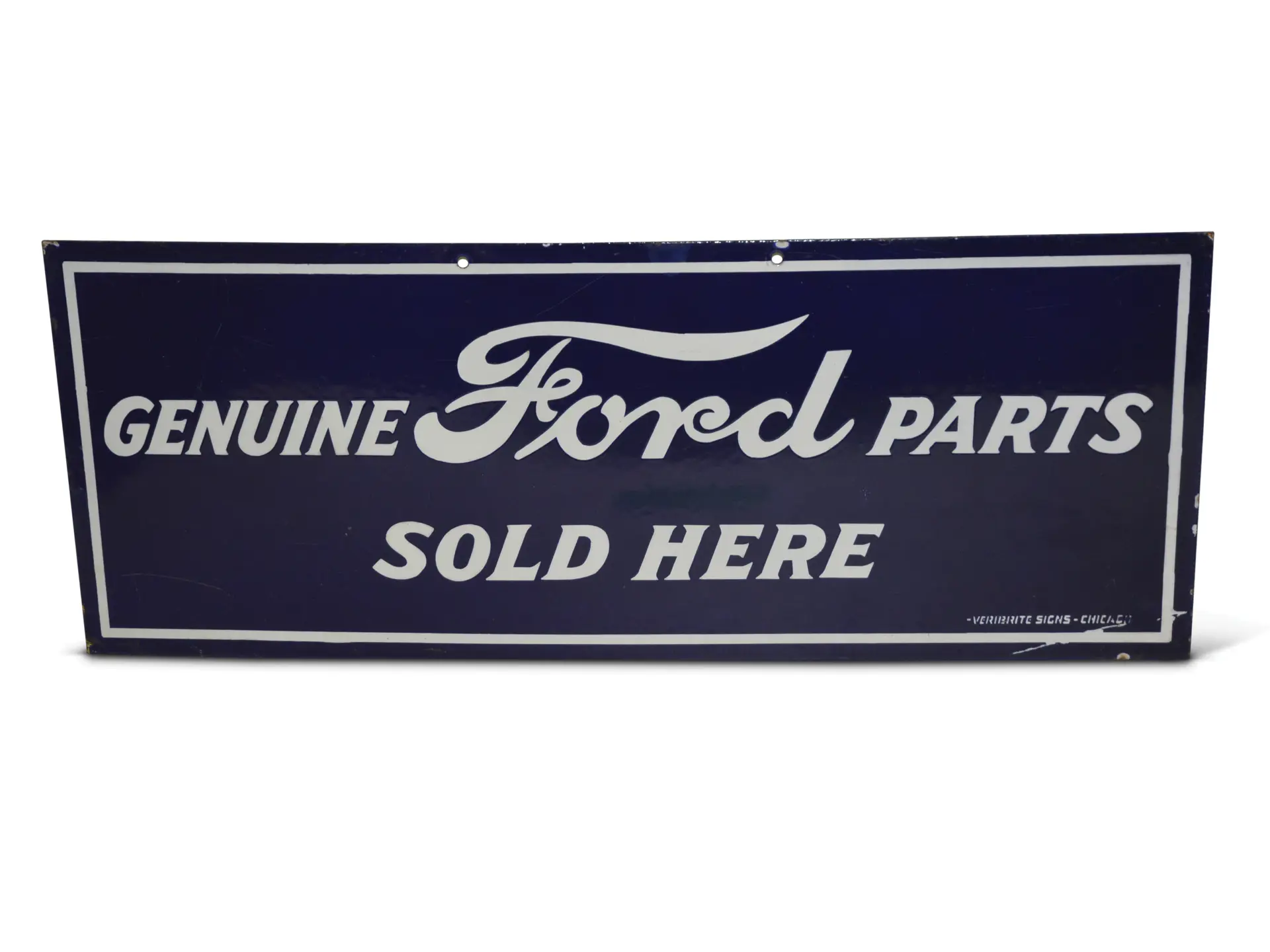 "Genuine Ford Parts Sold Here" Porcelain Sign | Auburn Fall 2019 | RM ...