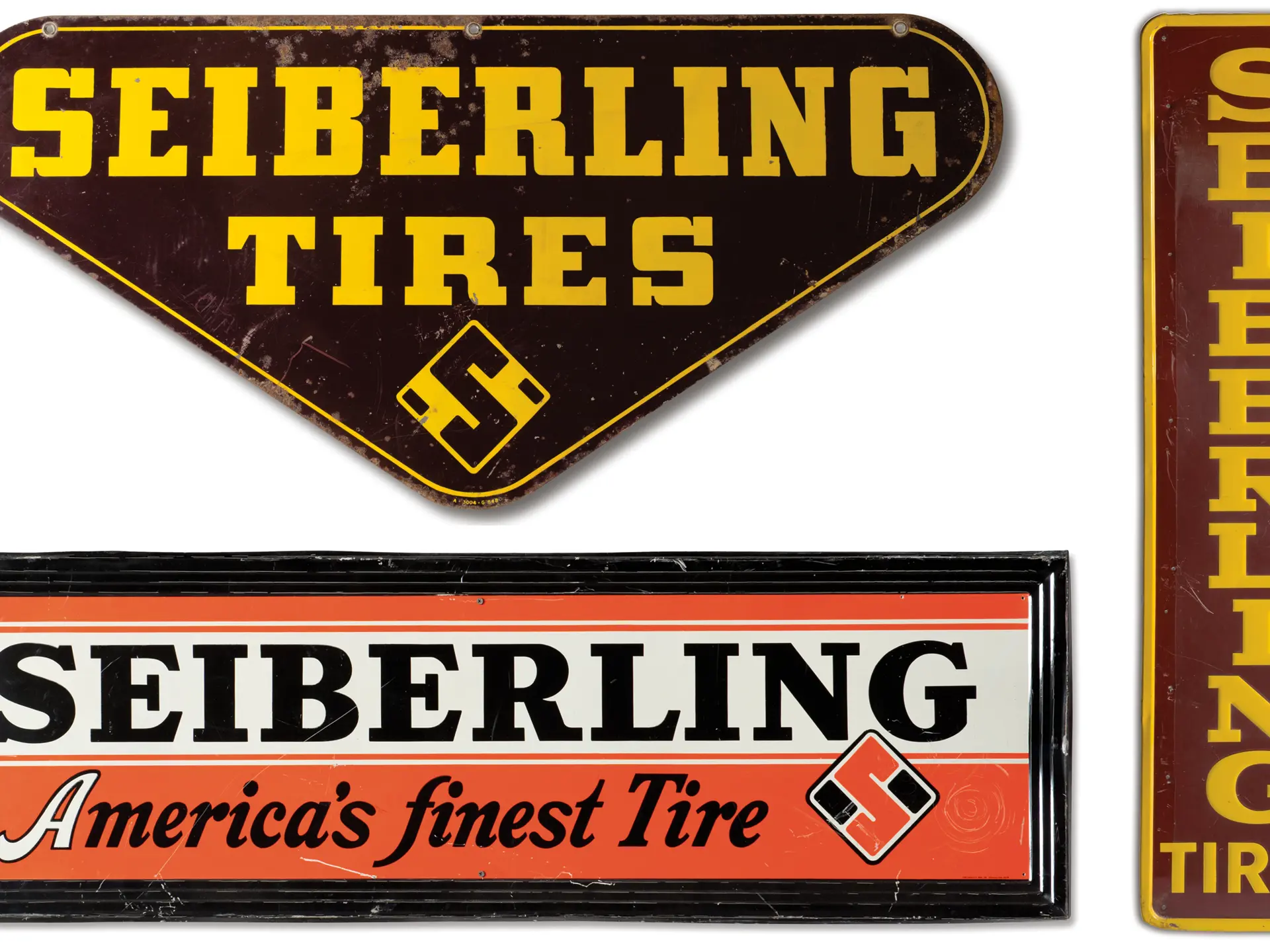 Three Seiberling Signs | The Dingman Collection 2012 | RM Sotheby's