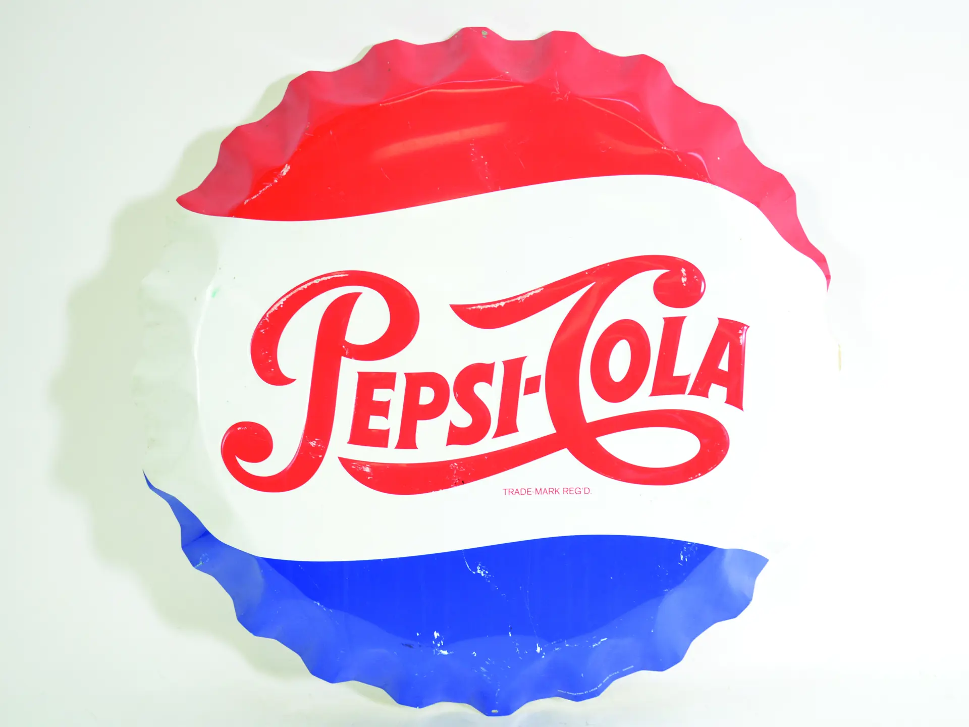 Reproduction Pepsi-Cola bottlecap sign | Auburn Fall 2016 | RM Sotheby's