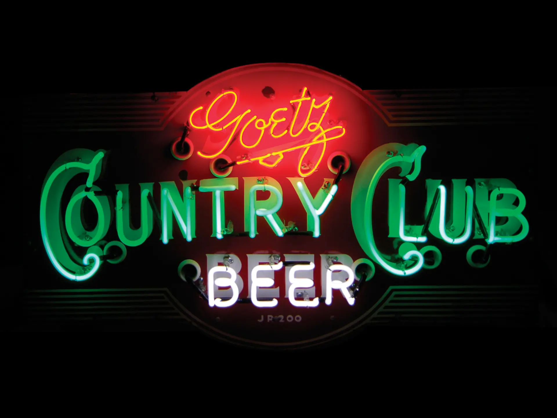 Goetz Country Club Beer Neon | The Dingman Ford Collection | RM Sotheby's