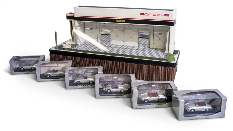 Porsche Heritage Dealer Display with 1:43 Scale Models | The White ...