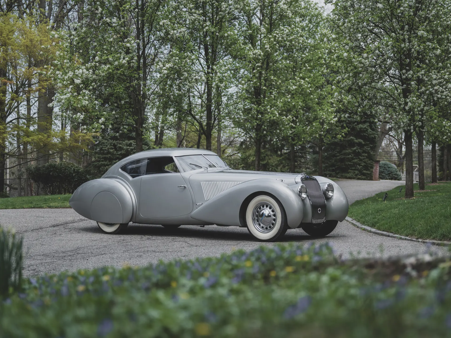 1937 Delage D8-120 S Aerodynamic Coupe by Pourtout | The Monterey ...