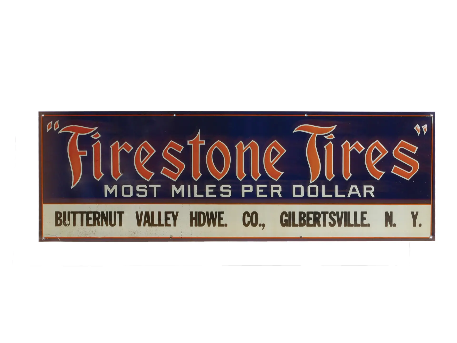 FIRESTONE TIRES SIGN | Private Collection of Tom & Marlene Stackhouse ...
