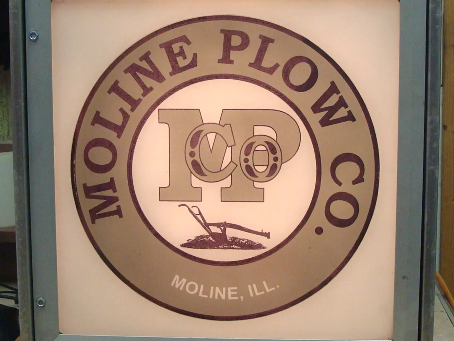 Moline Plow Co. Light-up Advertising Display Box | Auburn Spring 2014 ...