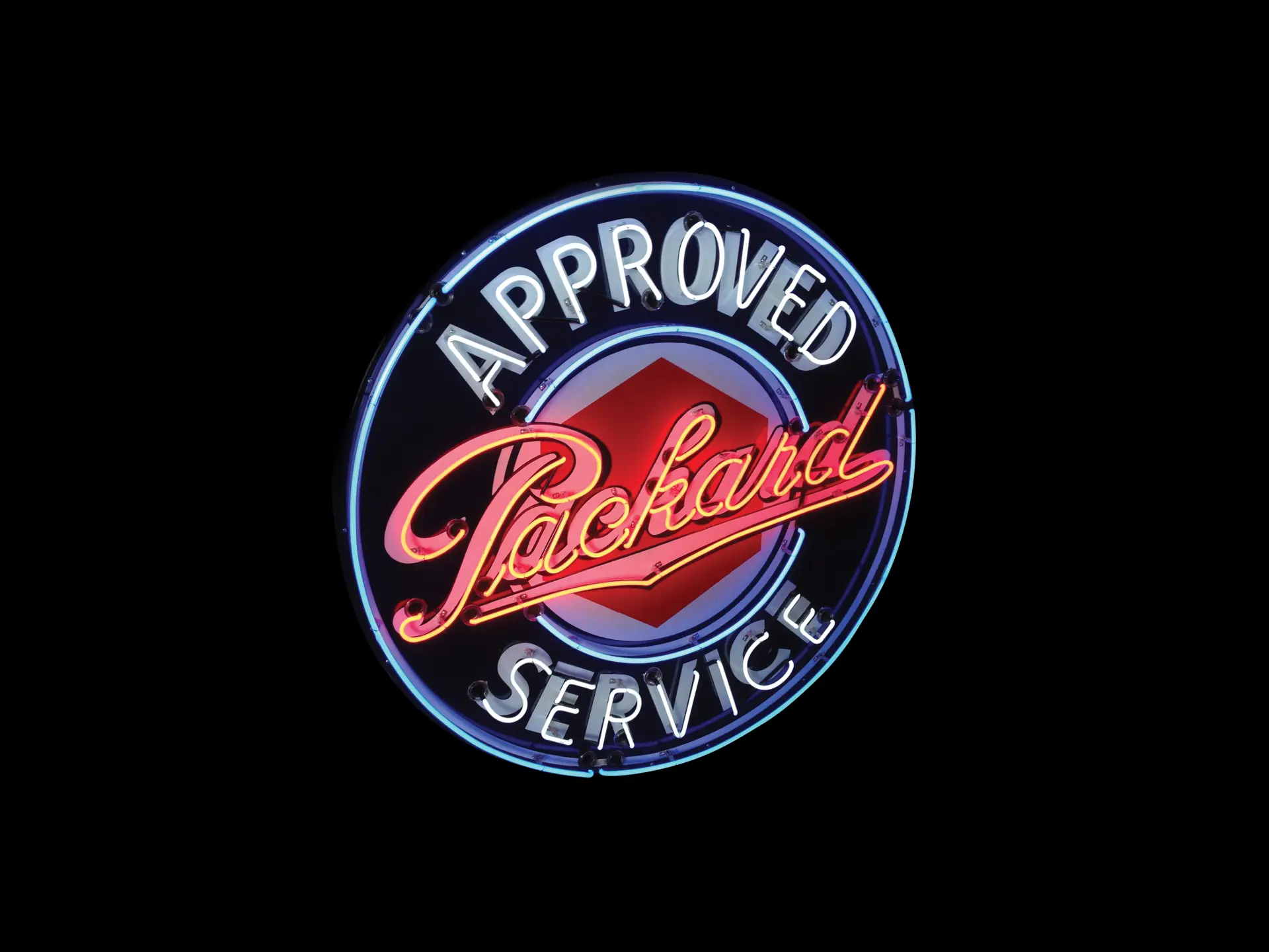 Packard Approved Service Original Porcelain Neon Sign | Fort Lauderdale ...