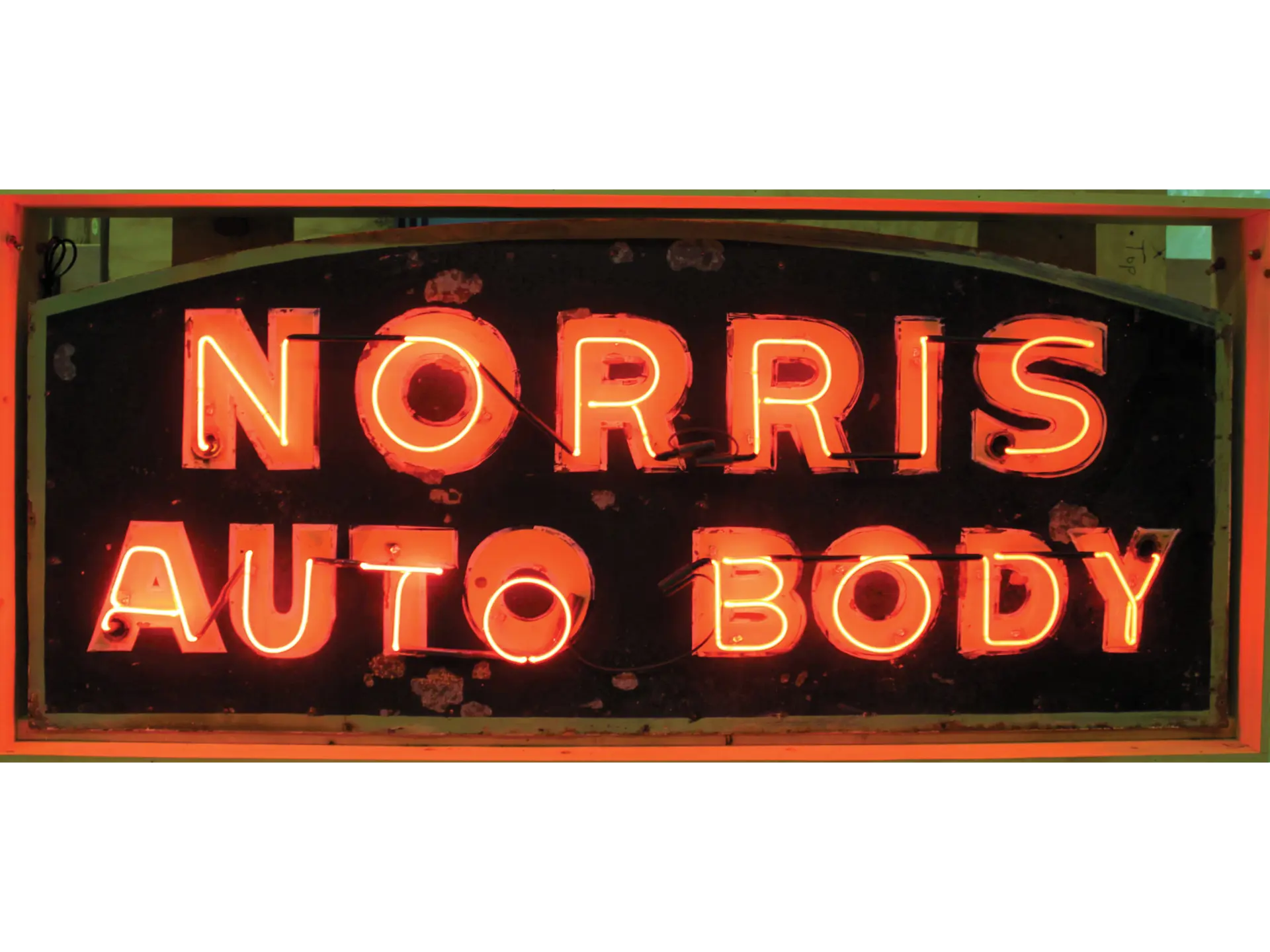 Norris Auto Body Neon Sign | Auburn Fall 2018 | RM Sotheby's