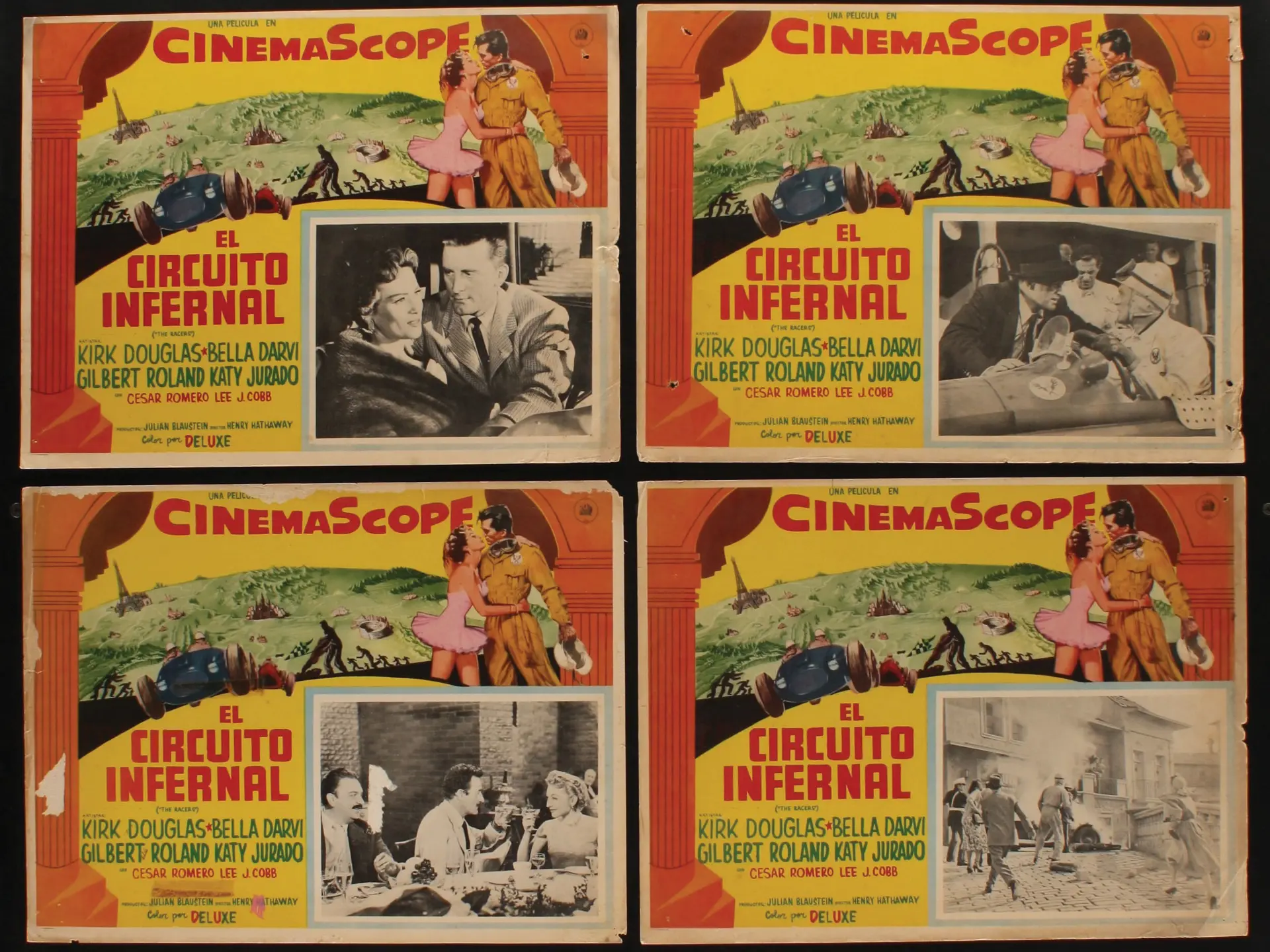 5 Mexican "The Racers" Lobby Cards (13" x 17") | California 2013 | RM ...