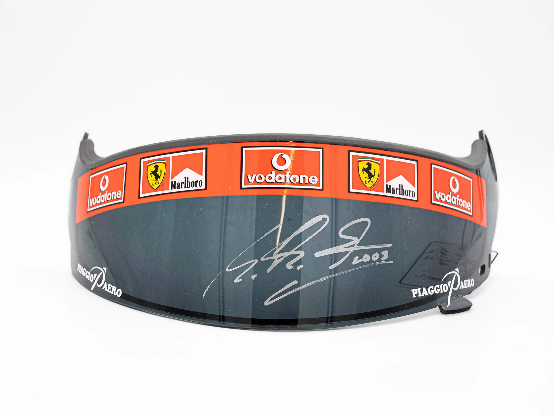 2003 Michael Schumacher Scuderia Ferrari Formula 1 Signed Visor | The Champions – Schumacher and ...