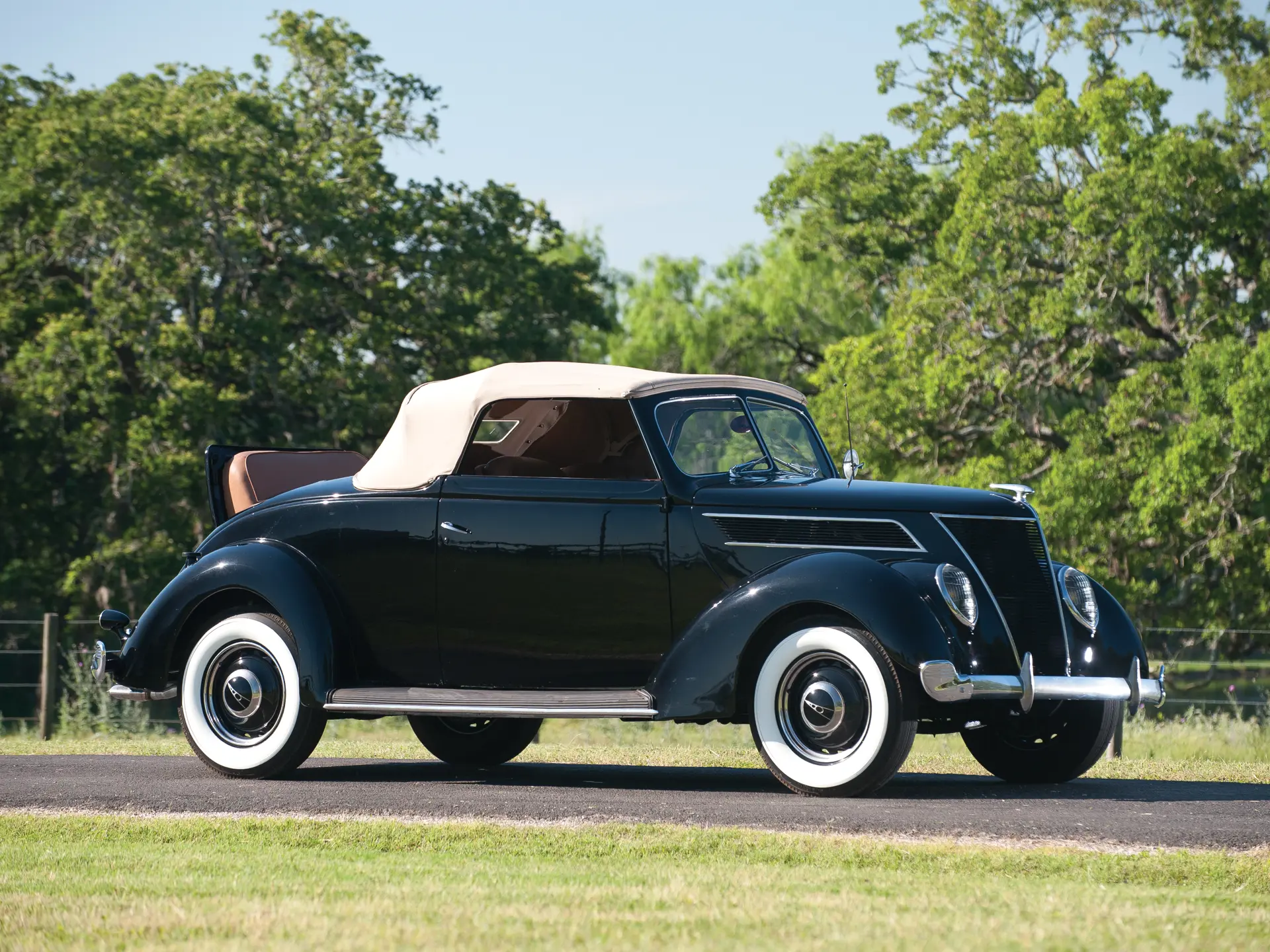 1937 Ford DeLuxe Rumble Seat Cabriolet | The Charlie Thomas Collection ...