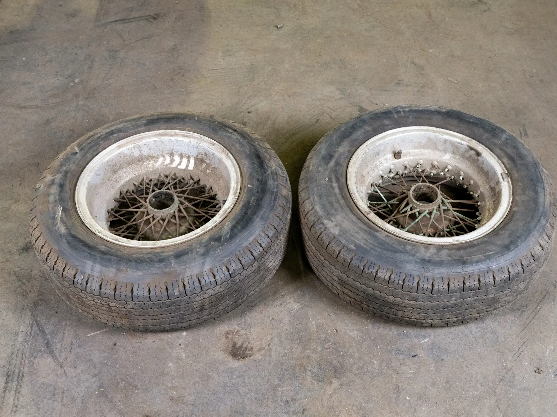 Two 15-Inch Borrani Ferrari Wire Wheels | The Junkyard: Online | RM ...