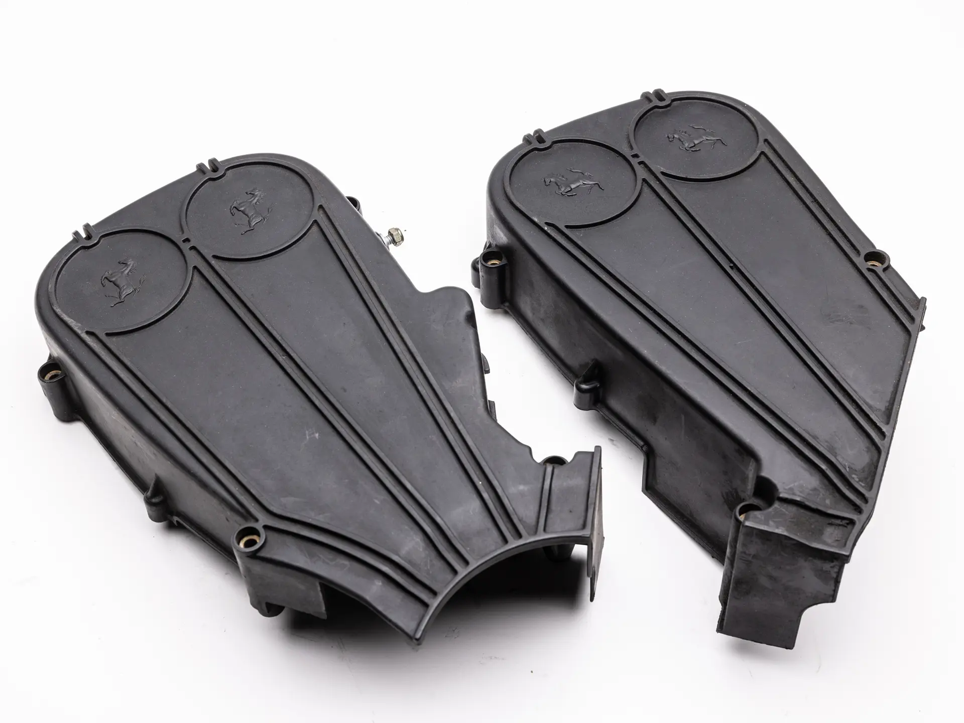 Pair of NOS Ferrari F355 Front Engine Timing Covers | The Garagista ...