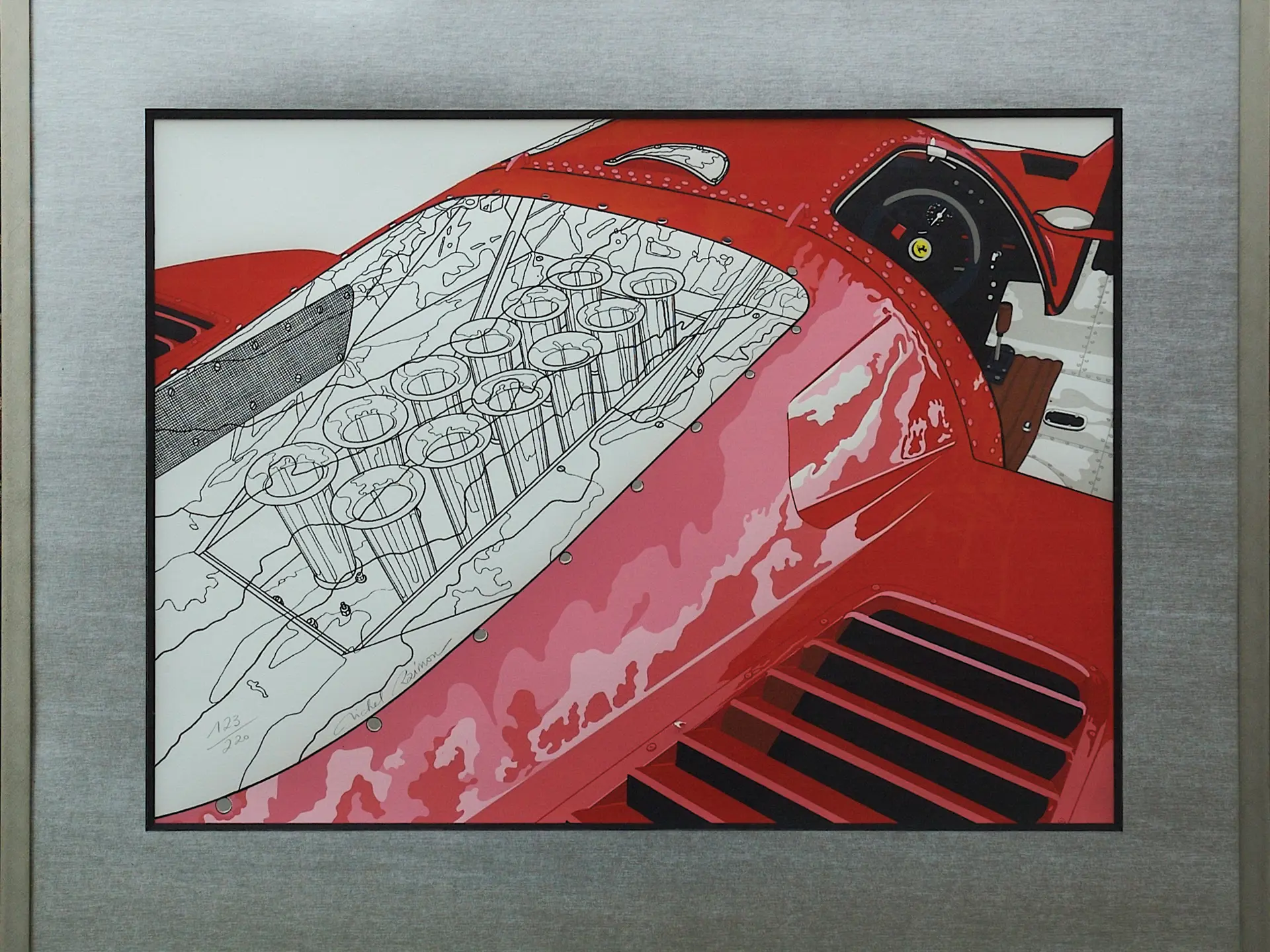 FERRARI 512M; CUTAWAY POSTERS ON BOARD | Automobiles of London 2009 ...