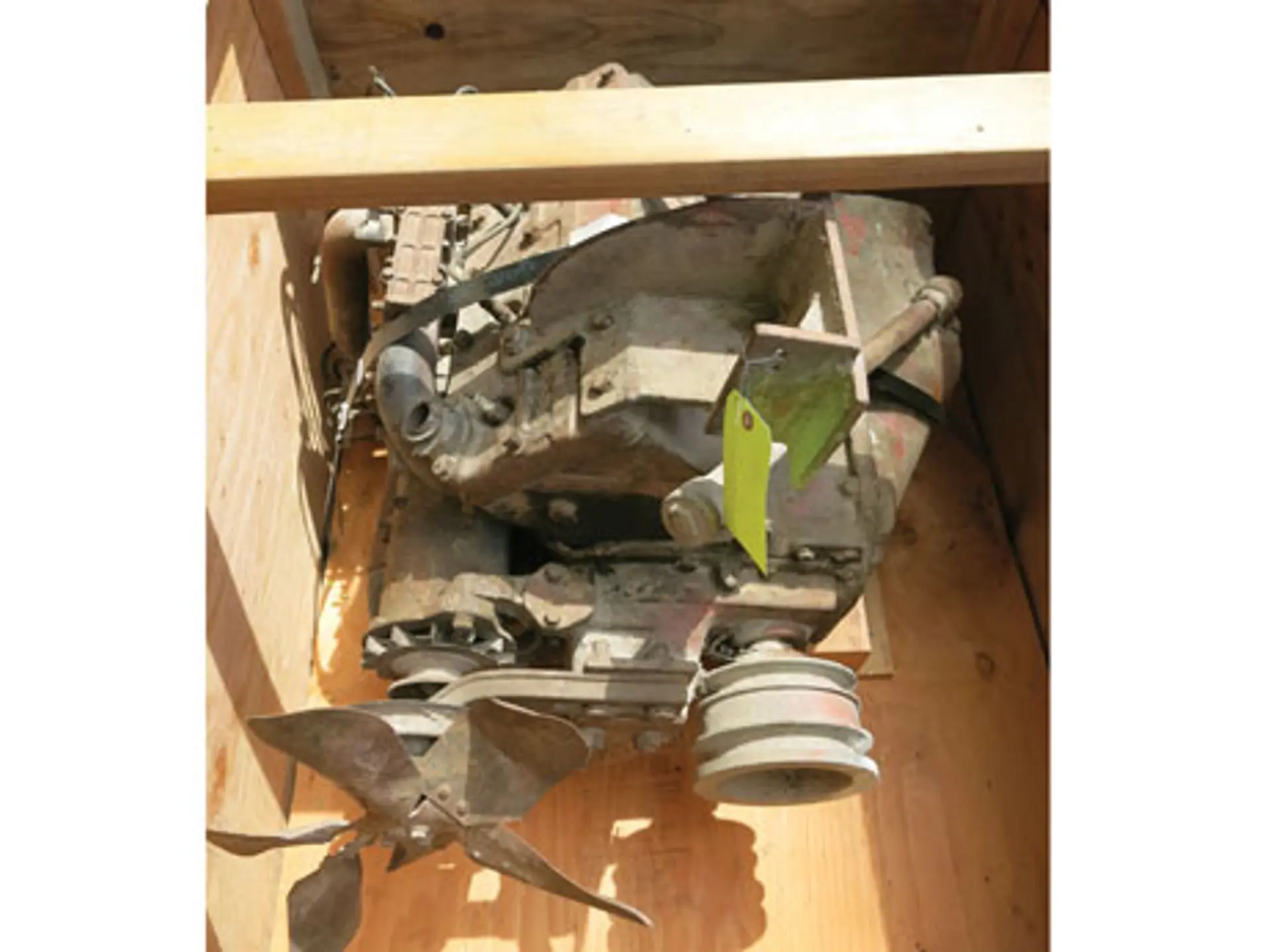 Three Gas Engines In Crates For Stuart Tanks | The Littlefield ...