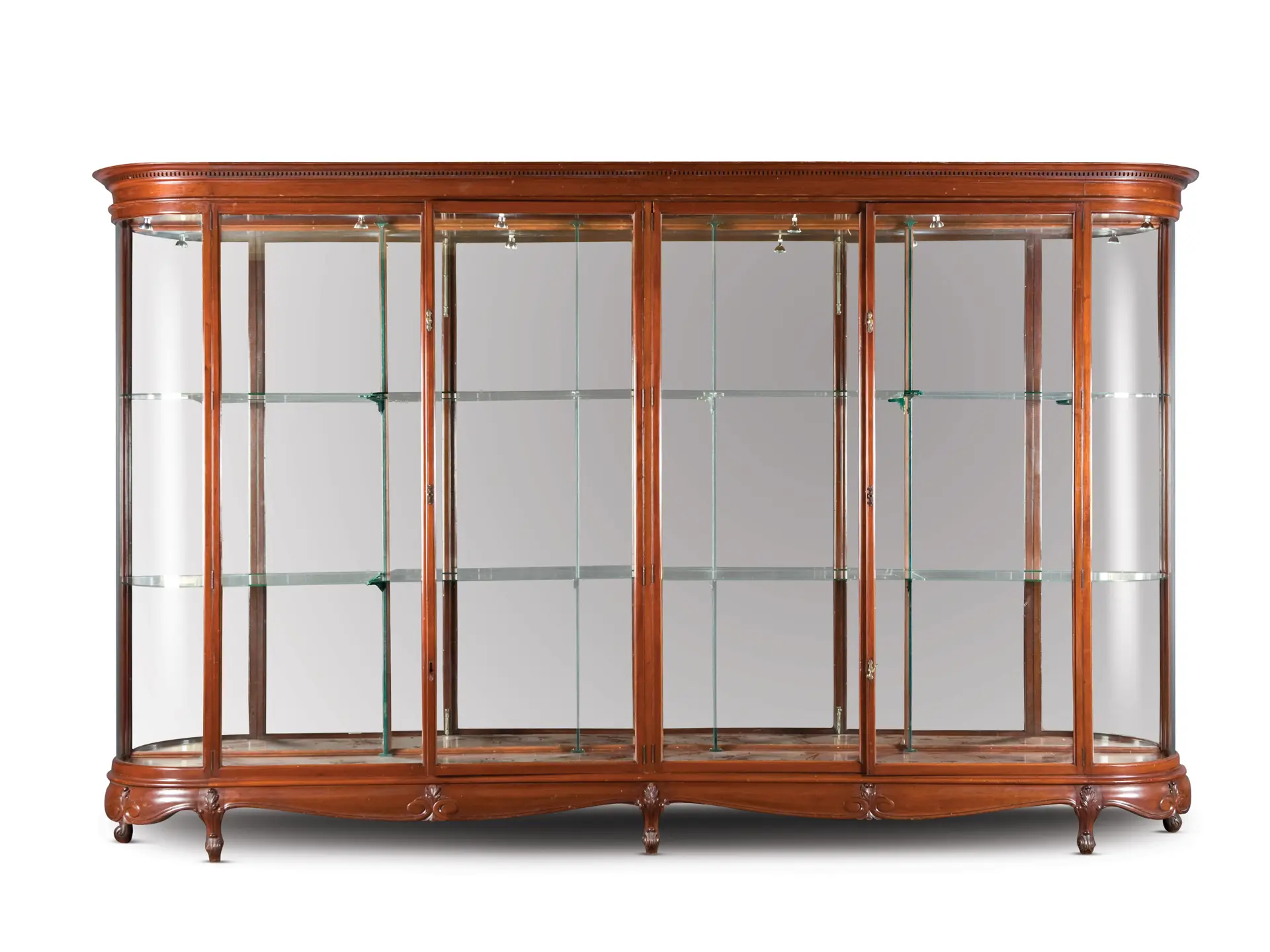 One of a Pair of Large Mahogany Display Cabinets | The Milhous ...