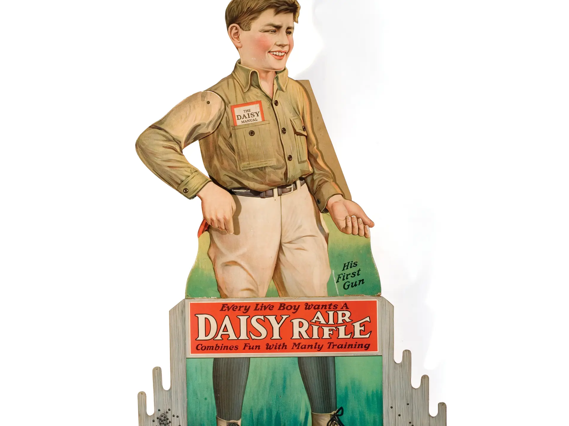 His First Gun Cardboard Display | The Brucker Collection | RM Sotheby's