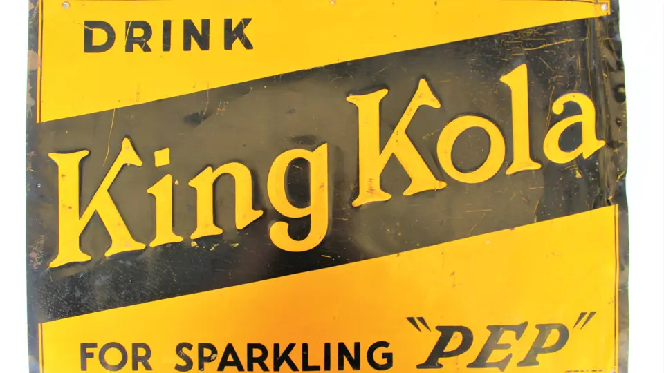 King Cola Tin Sign | Auburn Fall 2018 | RM Sotheby's