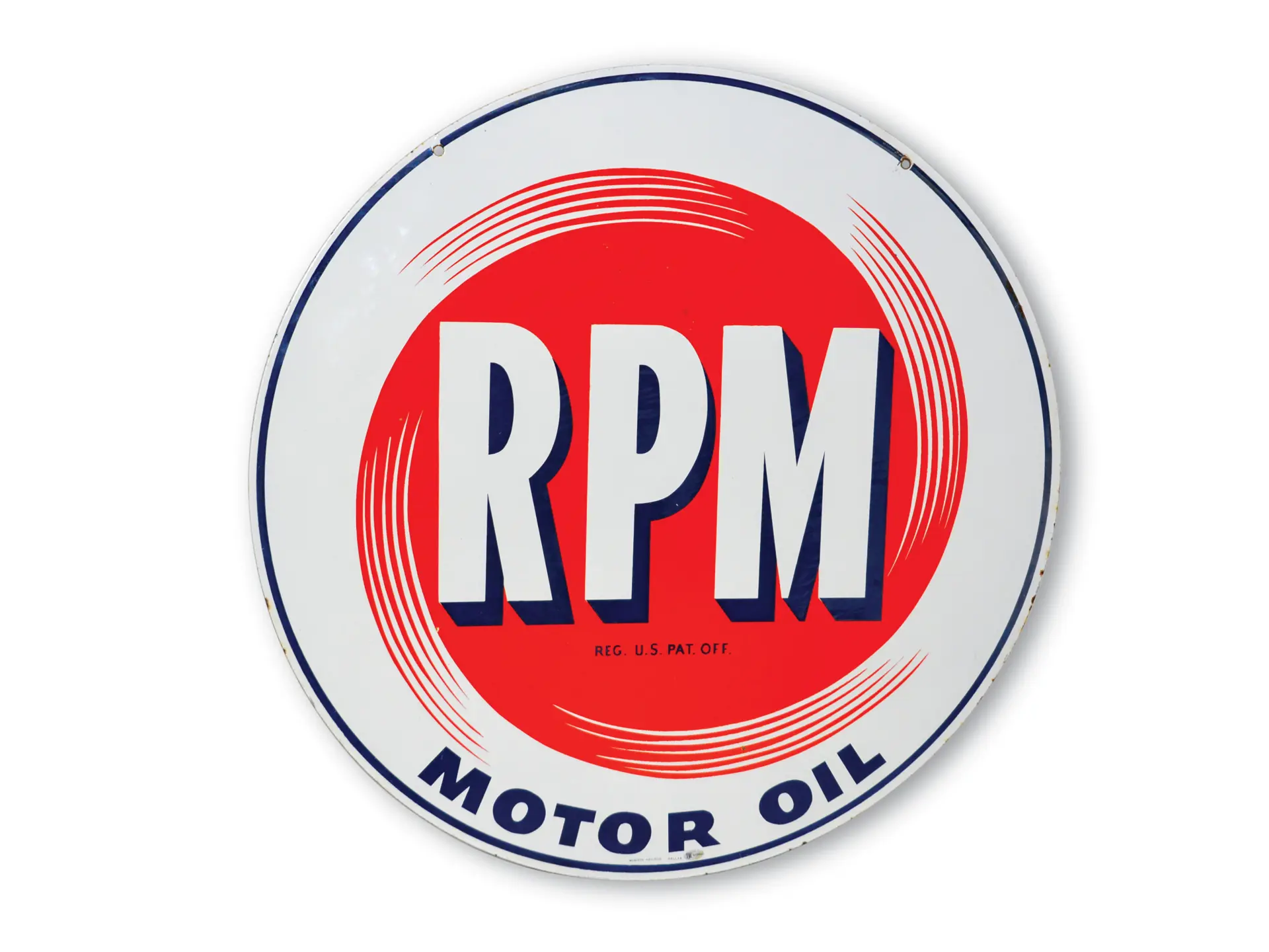 RPM Motor Oil Sign | Auburn Spring 2019 | RM Sotheby's