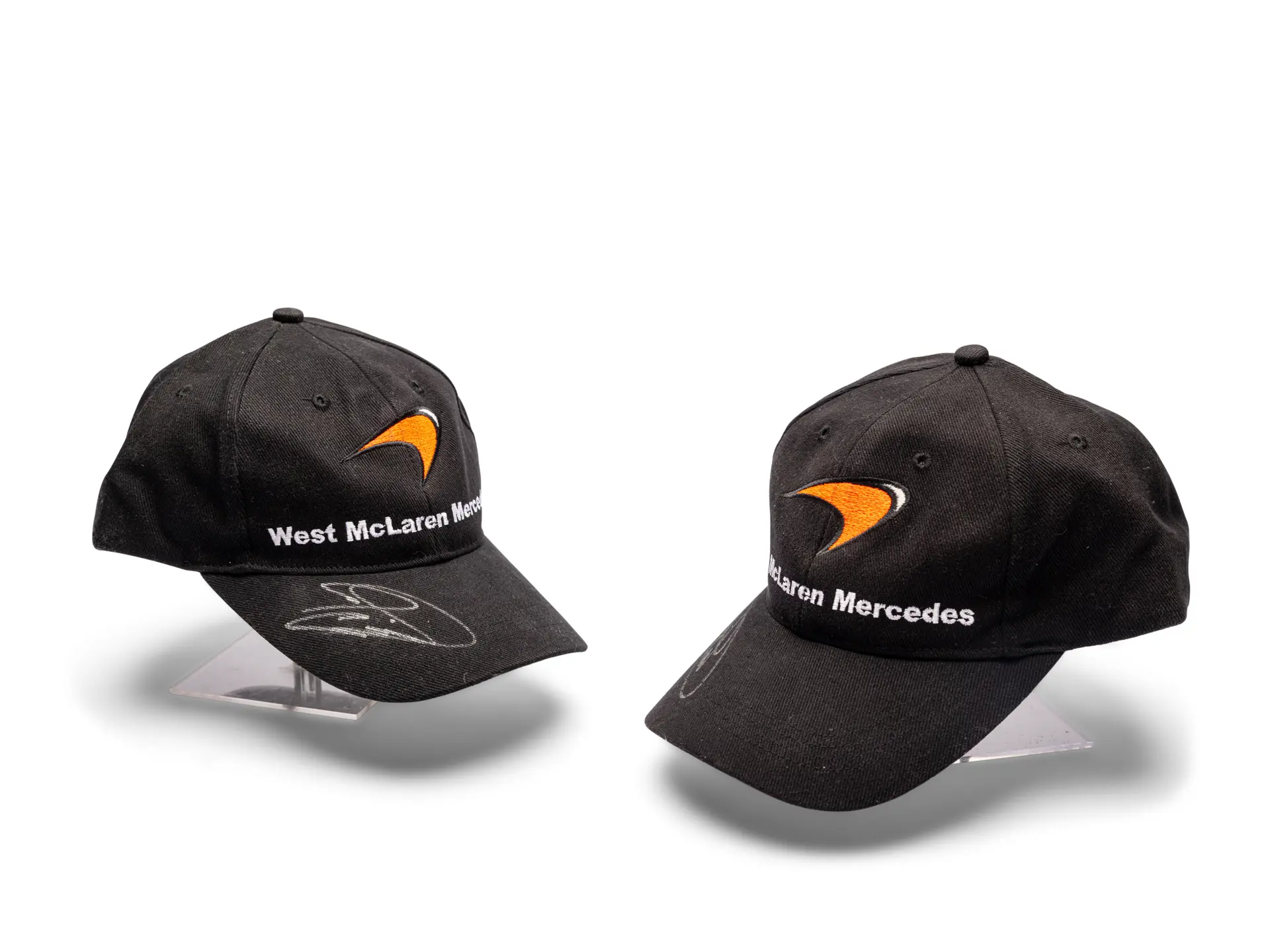 Two David Coulthard McLaren Mercedes Formula 1 Signed Caps | The ...