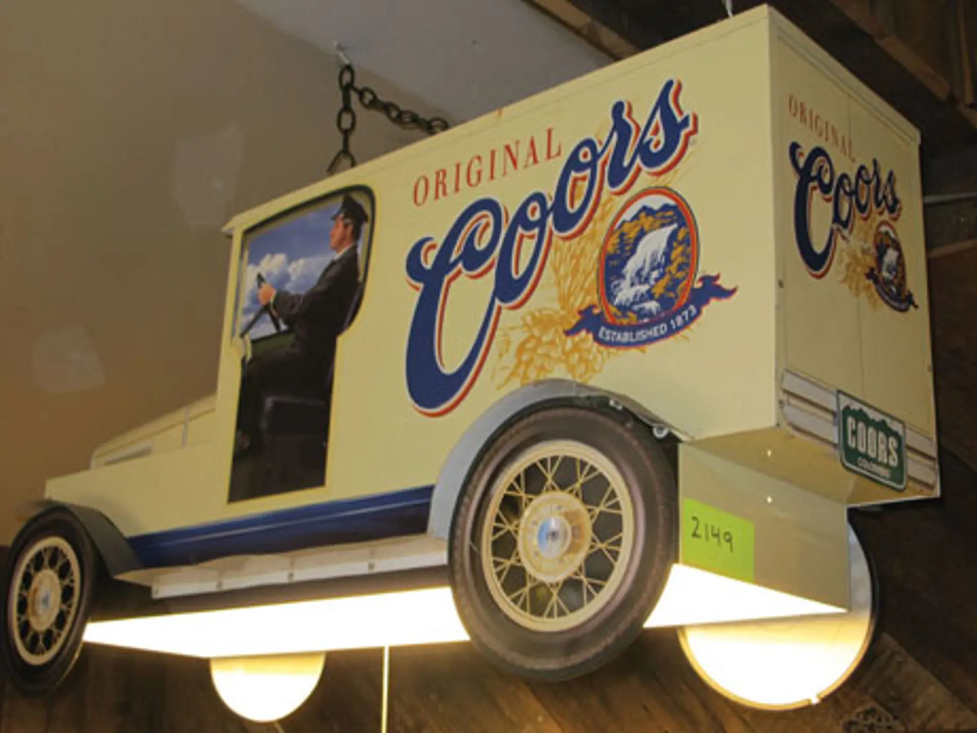 "Coors" Pool Table Hanging Light | The Bennett Collection | RM Sotheby's