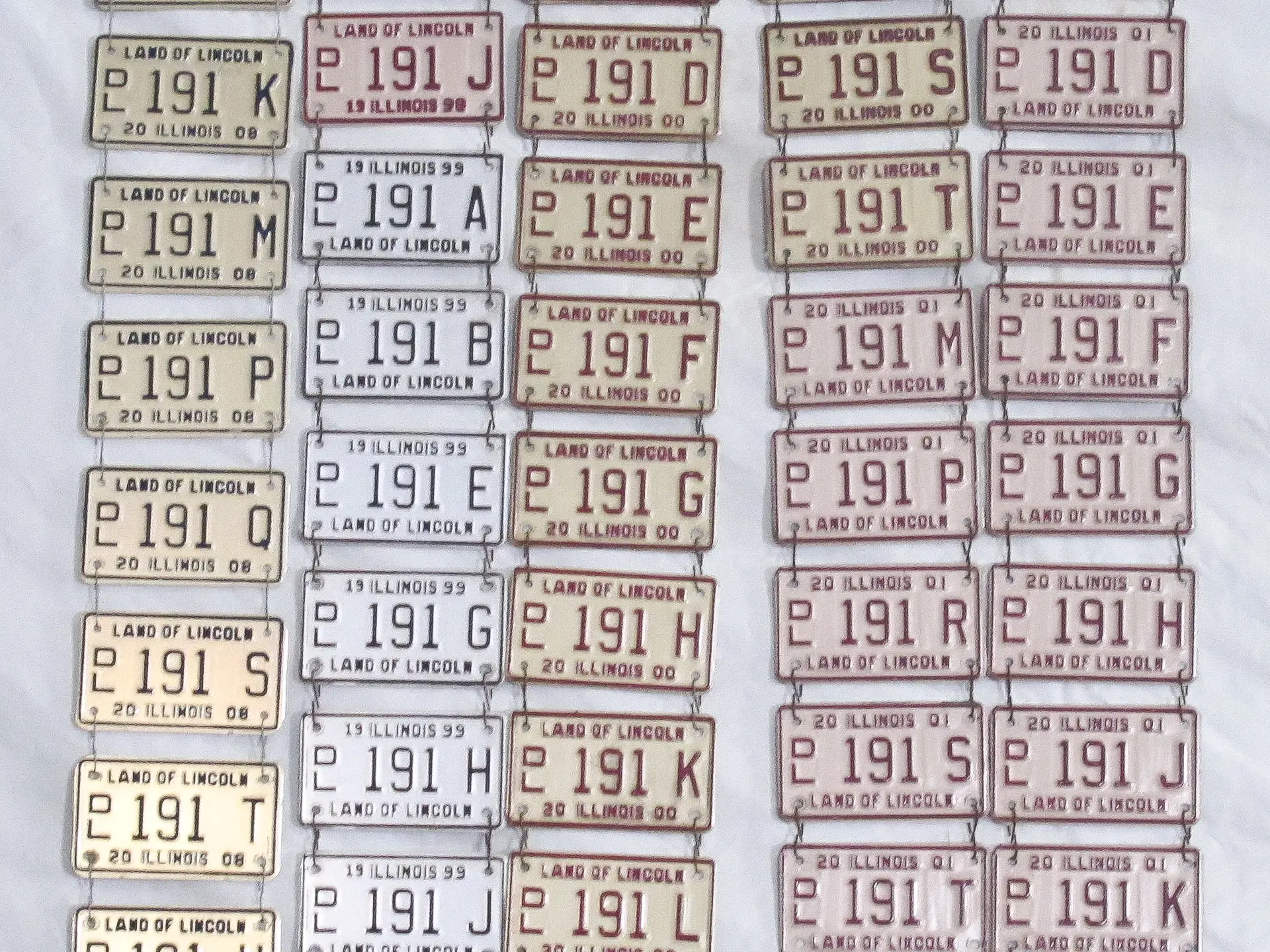 Illinois Motorcycle Dealer License Plates, 191 License Plates | The Lee ...