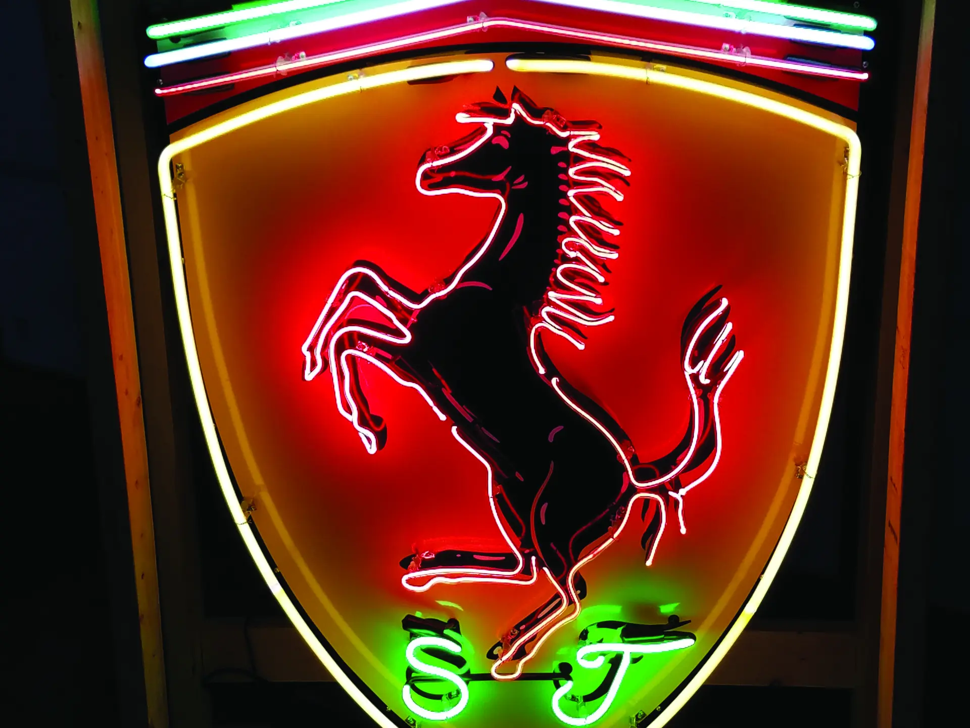 Ferrari Neon Sign | Santa Monica 2017 | RM Sotheby's