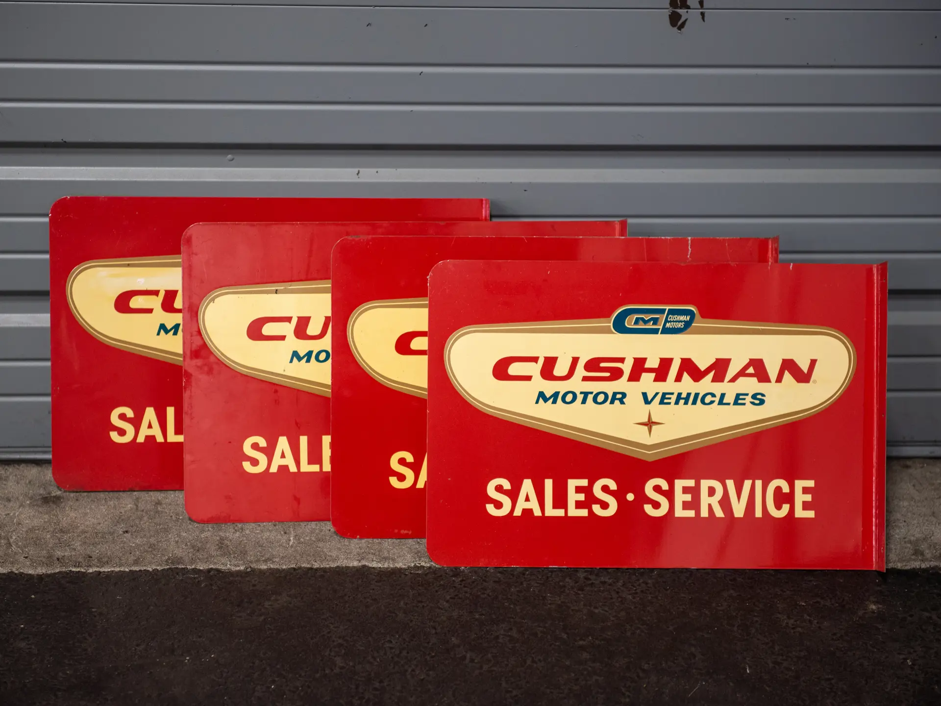 Cushman Sales-Service Double-Sided Flange Signs | Auburn Fall 2021 | RM ...